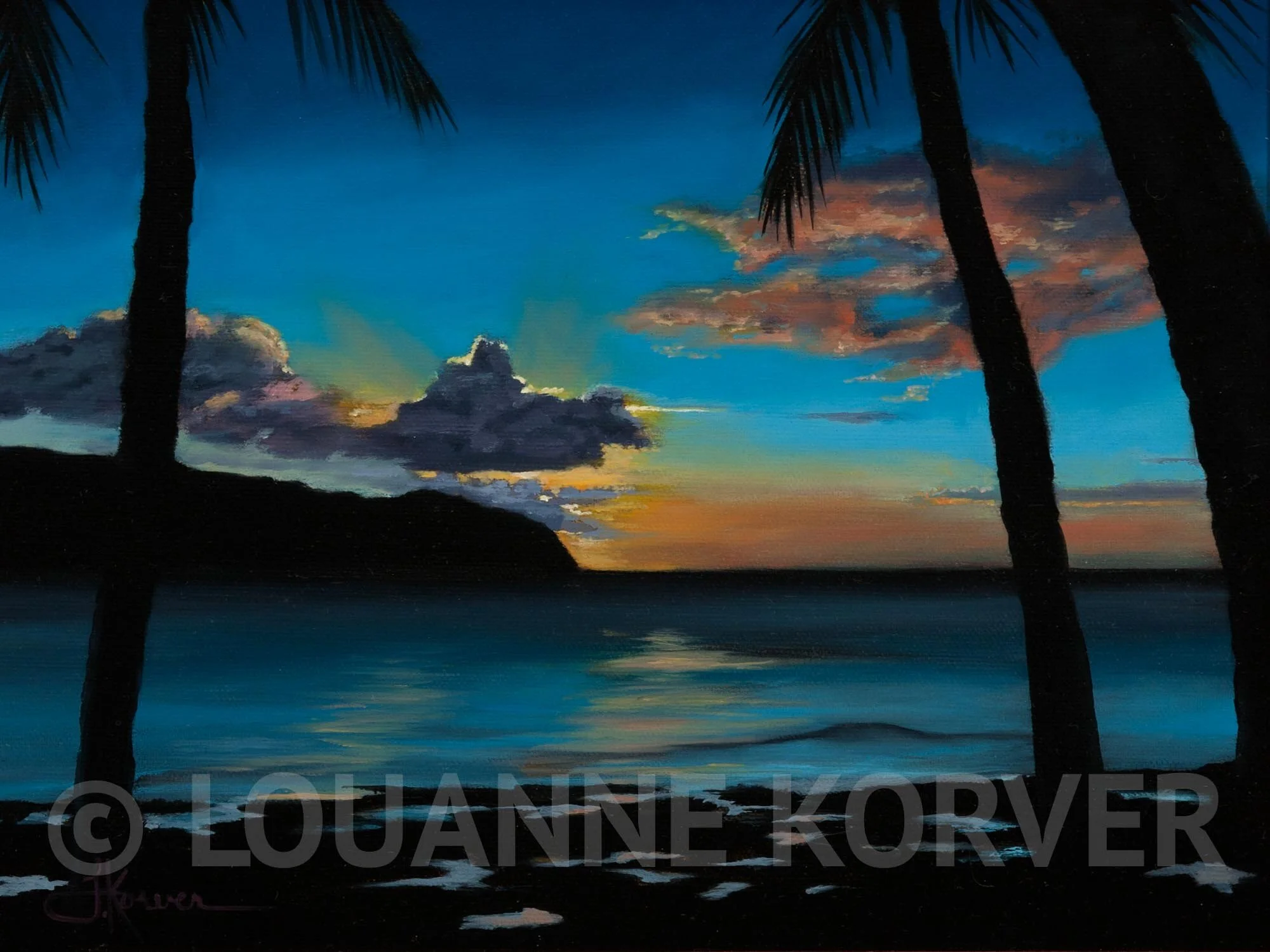 Sunsets Gallery — Louanne Korver Oil Paintings