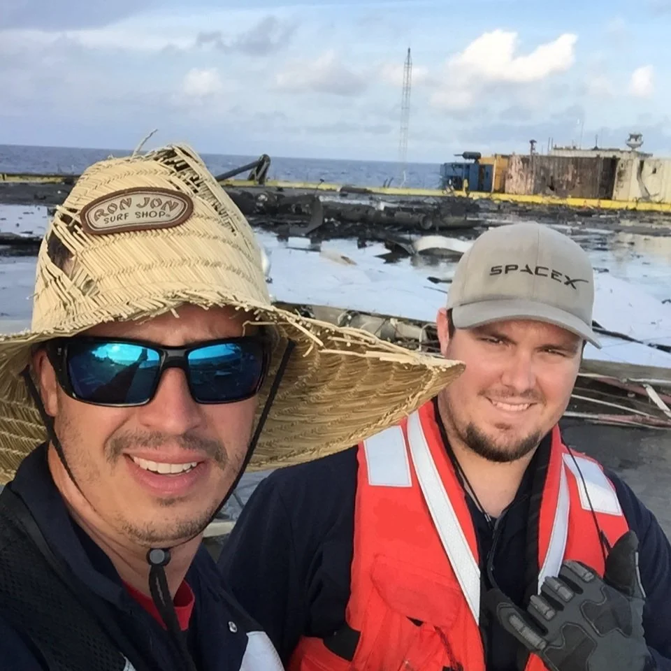 SpaceX Landing Barges "JRTI" and "OCISLY" — Ben Kellie
