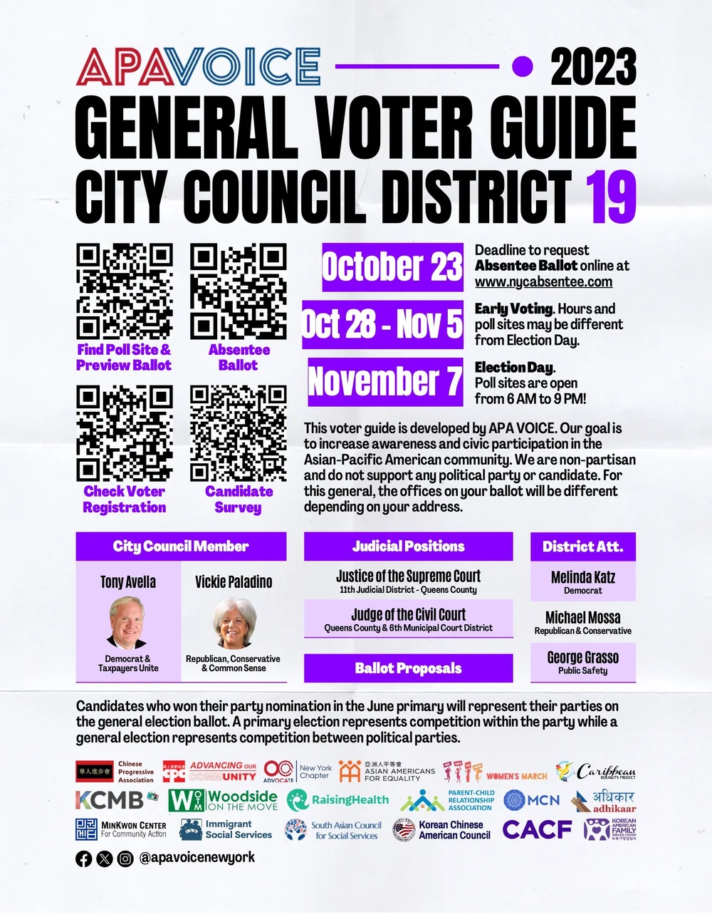 2023 General Election — APA VOICE