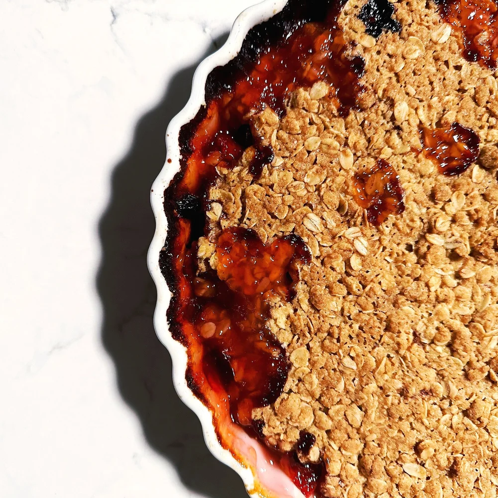 Cherry Crisp Recipe — The Blue Heron Project