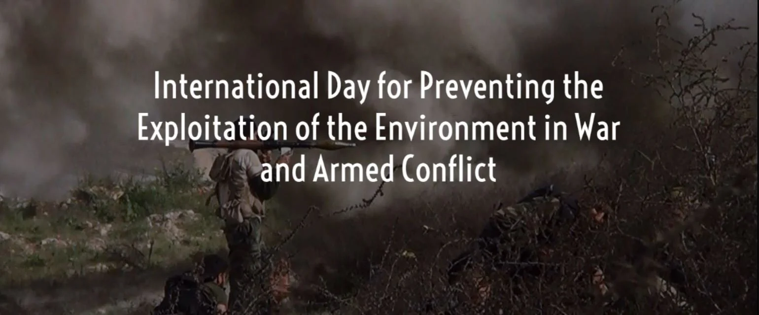 INTERNATIONAL DAY FOR PREVENTING THE PROTECTION OF THE ENVIRONMENT IN ...