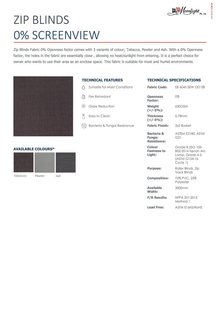 Best Zip Blinds Singapore | Zip Blinds Price Singapore — Moonlight