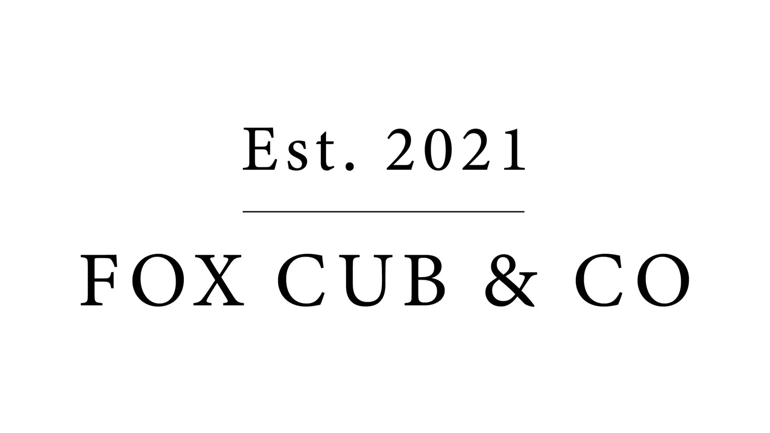 FOX CUB & CO CANDLES