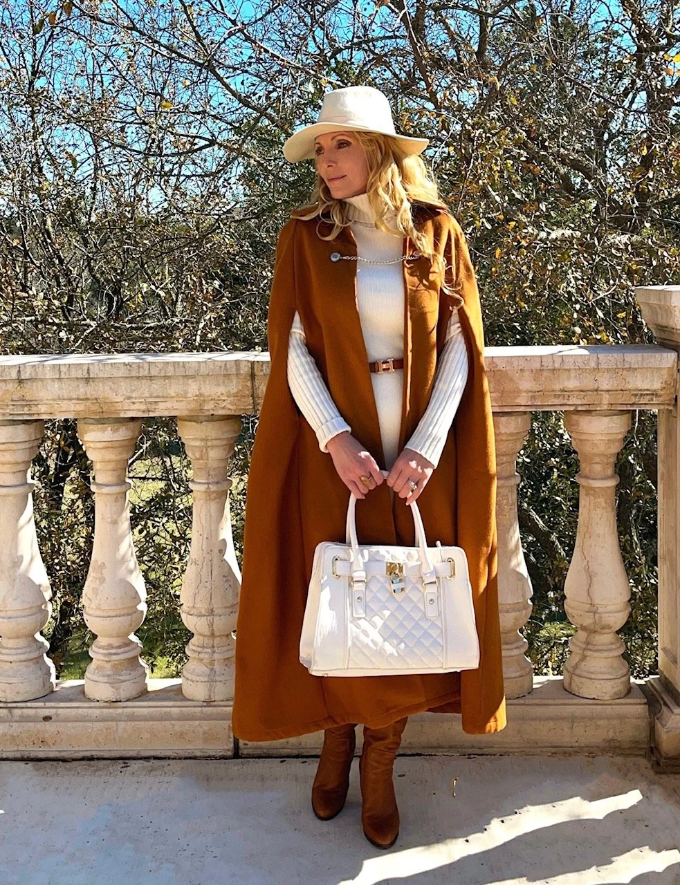 Favorite fall cape — Crows feet in heels