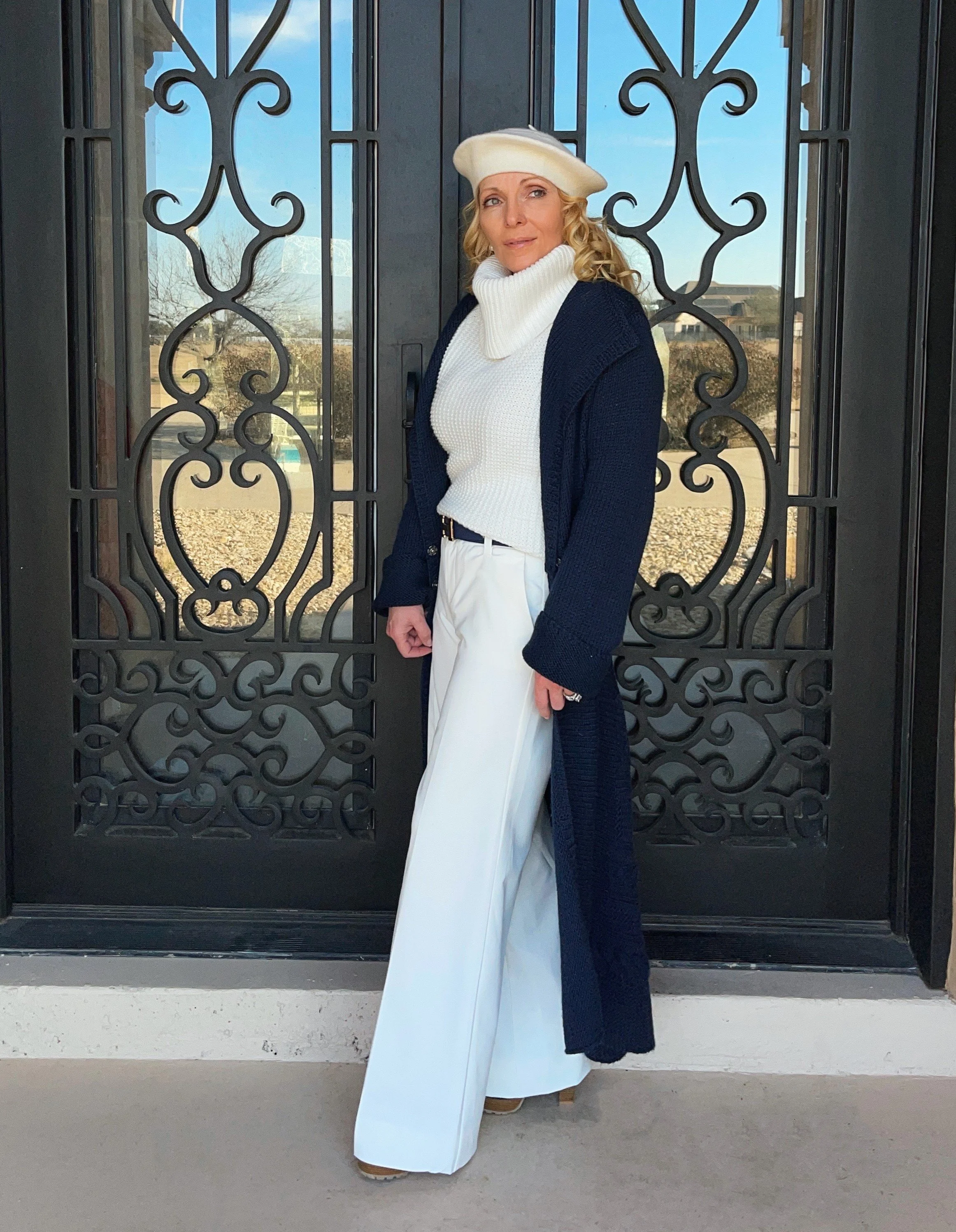 $15 LOOK for less wide leg pants — Crows feet in heels