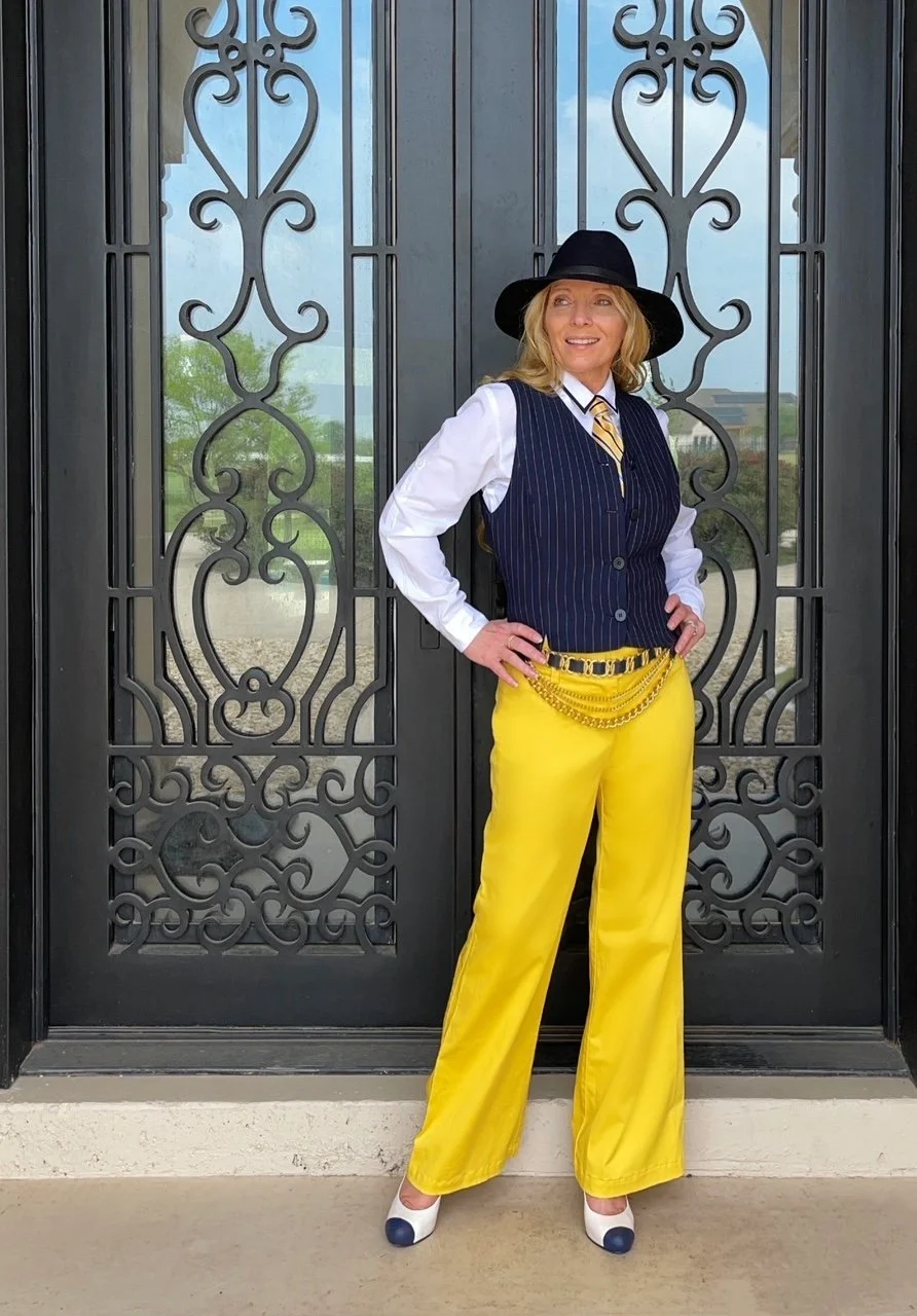 Thrifted Thursday Hello YELLOW! — Crows feet in heels