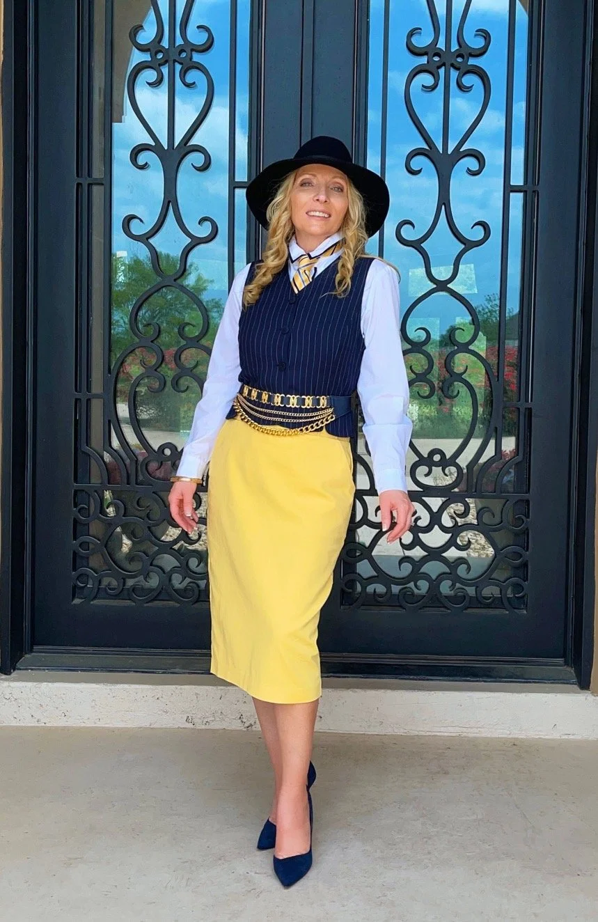 Thrifted Thursday Hello YELLOW! — Crows feet in heels