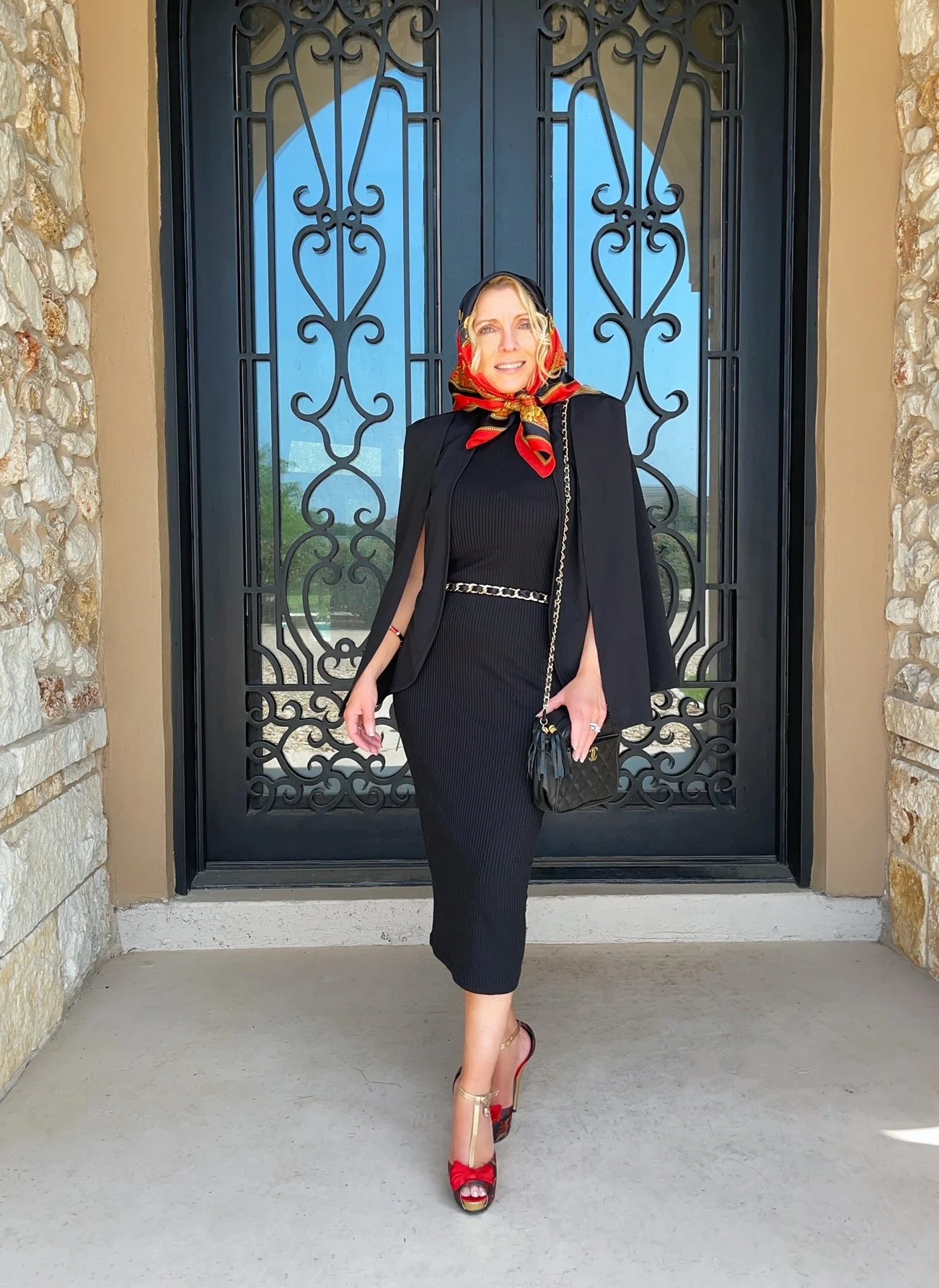 Backward styling — Crows feet in heels