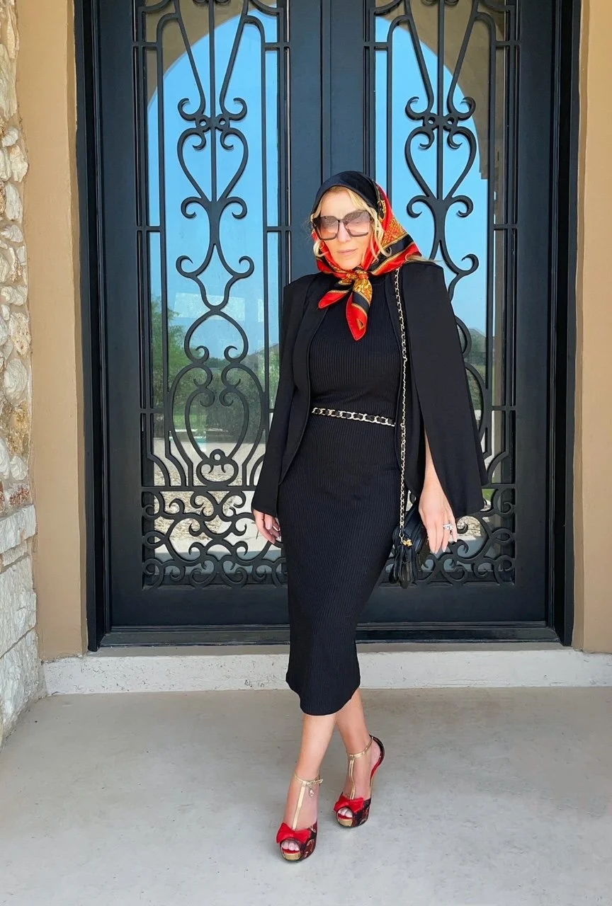 Backward styling — Crows feet in heels