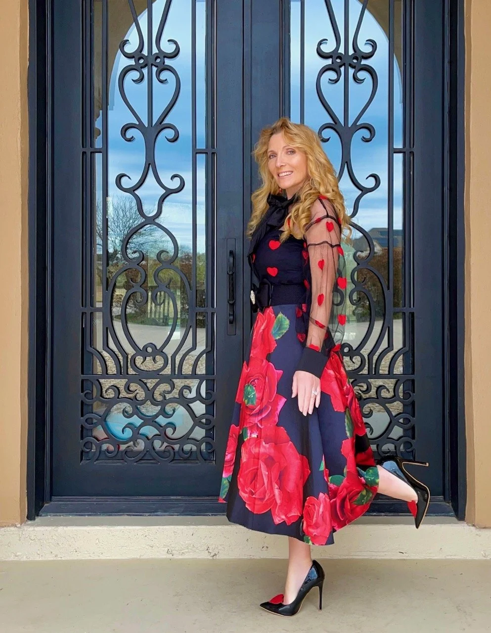 Valentine’s Day styling & 2 DIY projects — Crows feet in heels