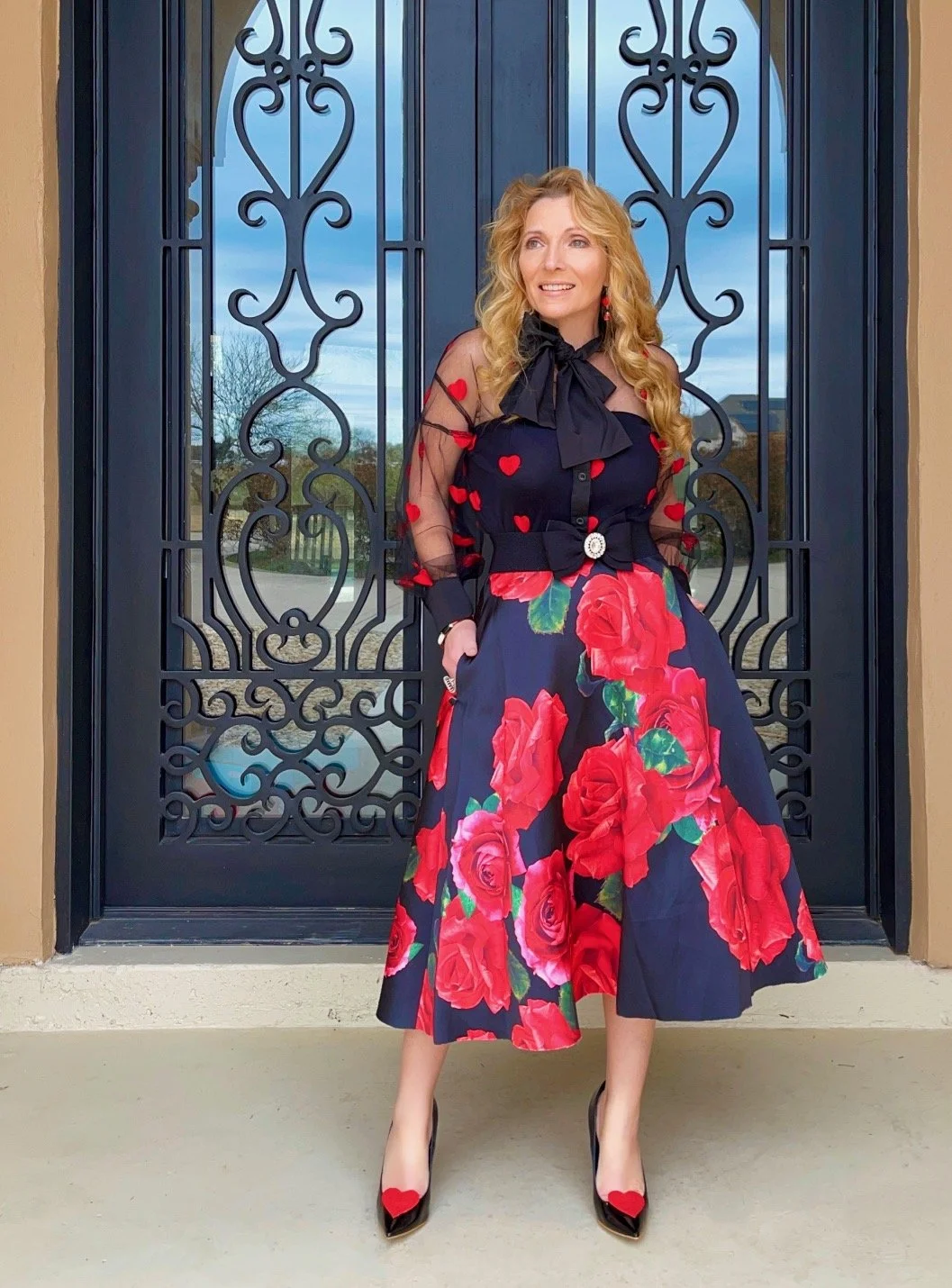 Valentine’s Day styling & 2 DIY projects — Crows feet in heels