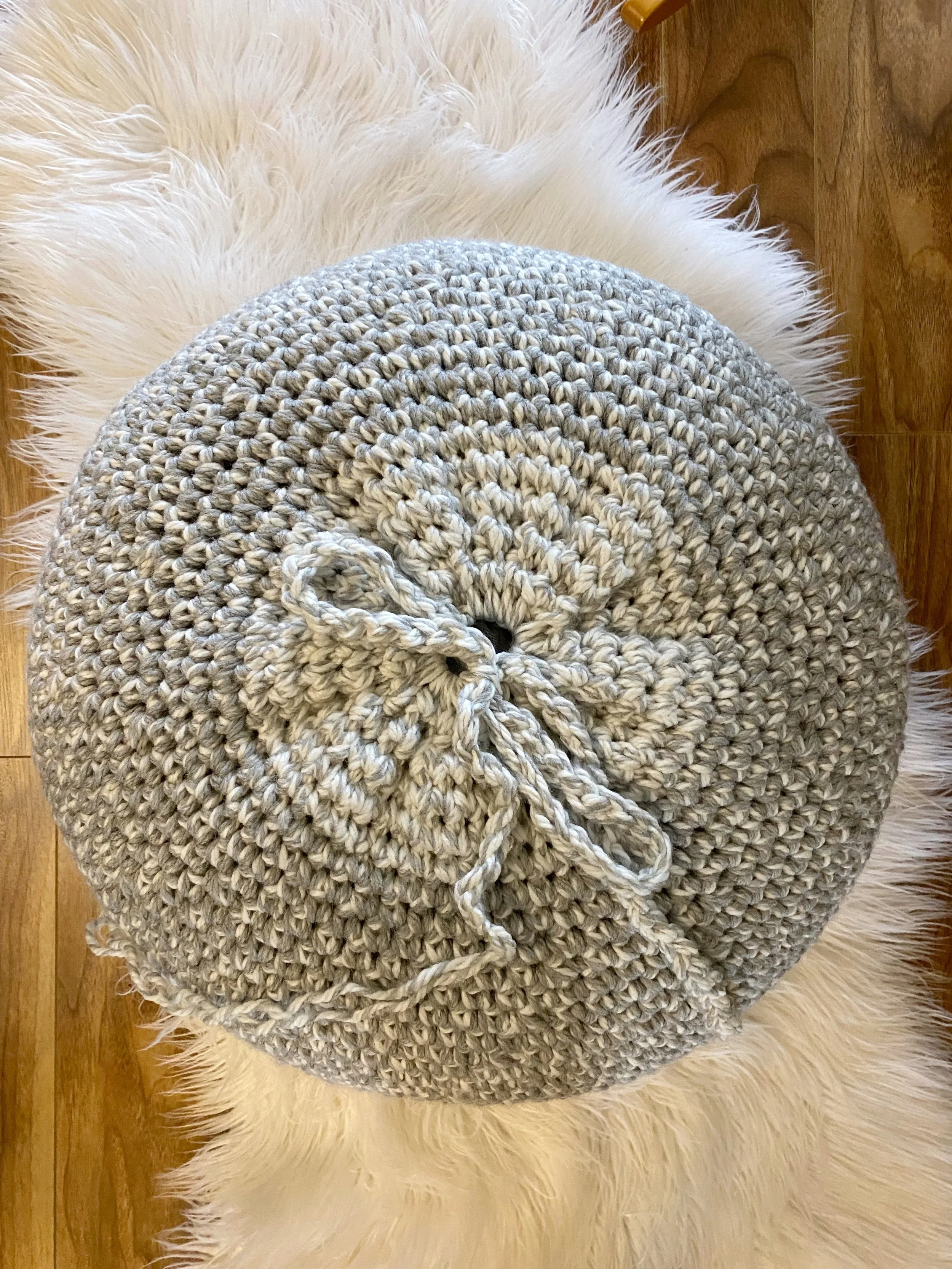 The Crochet Pouf Stool Pattern — LO RAIN
