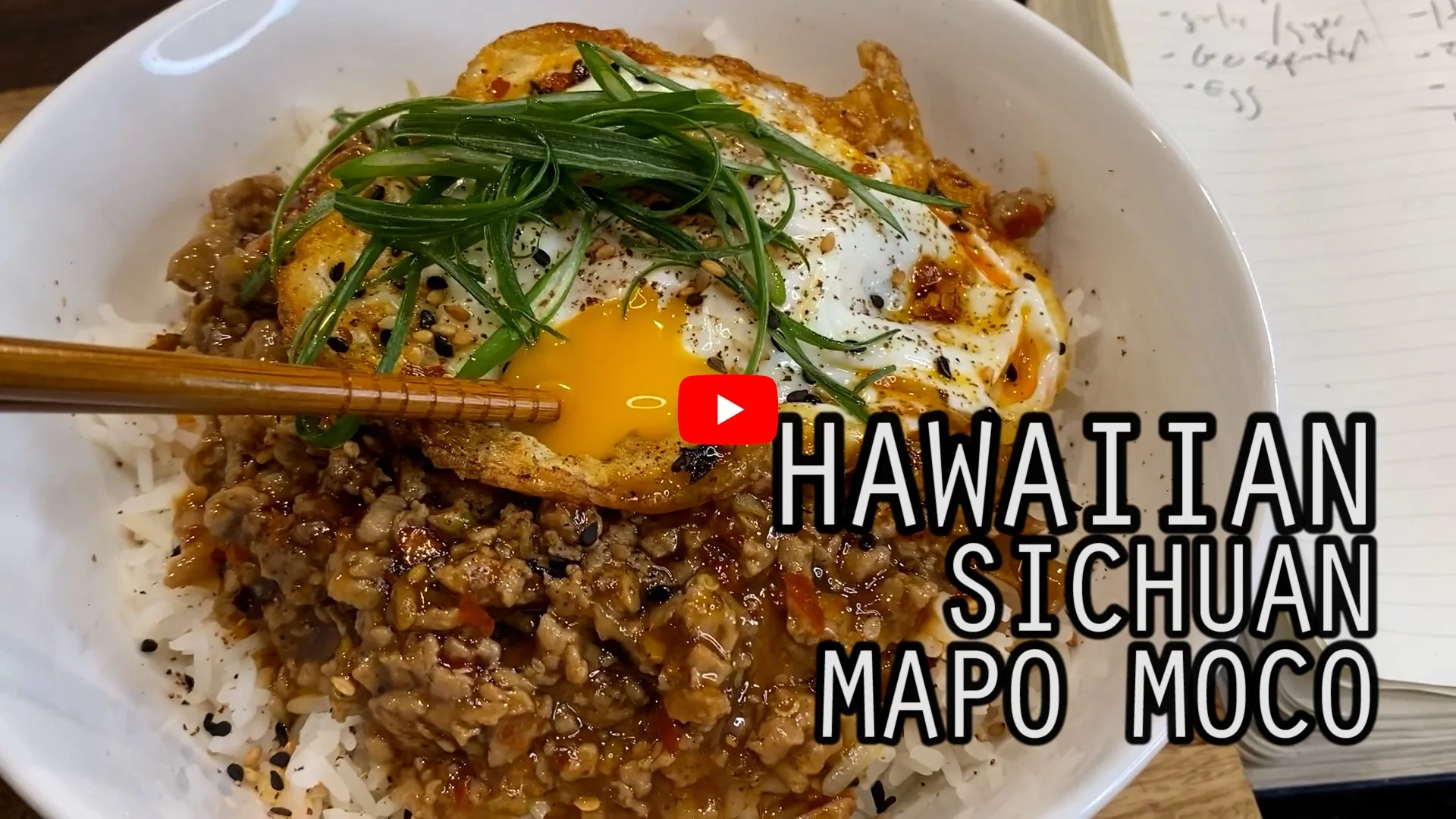 Hawaiian Sichuan "Mapo Moco" Rice Bowl — Woo Can Cook
