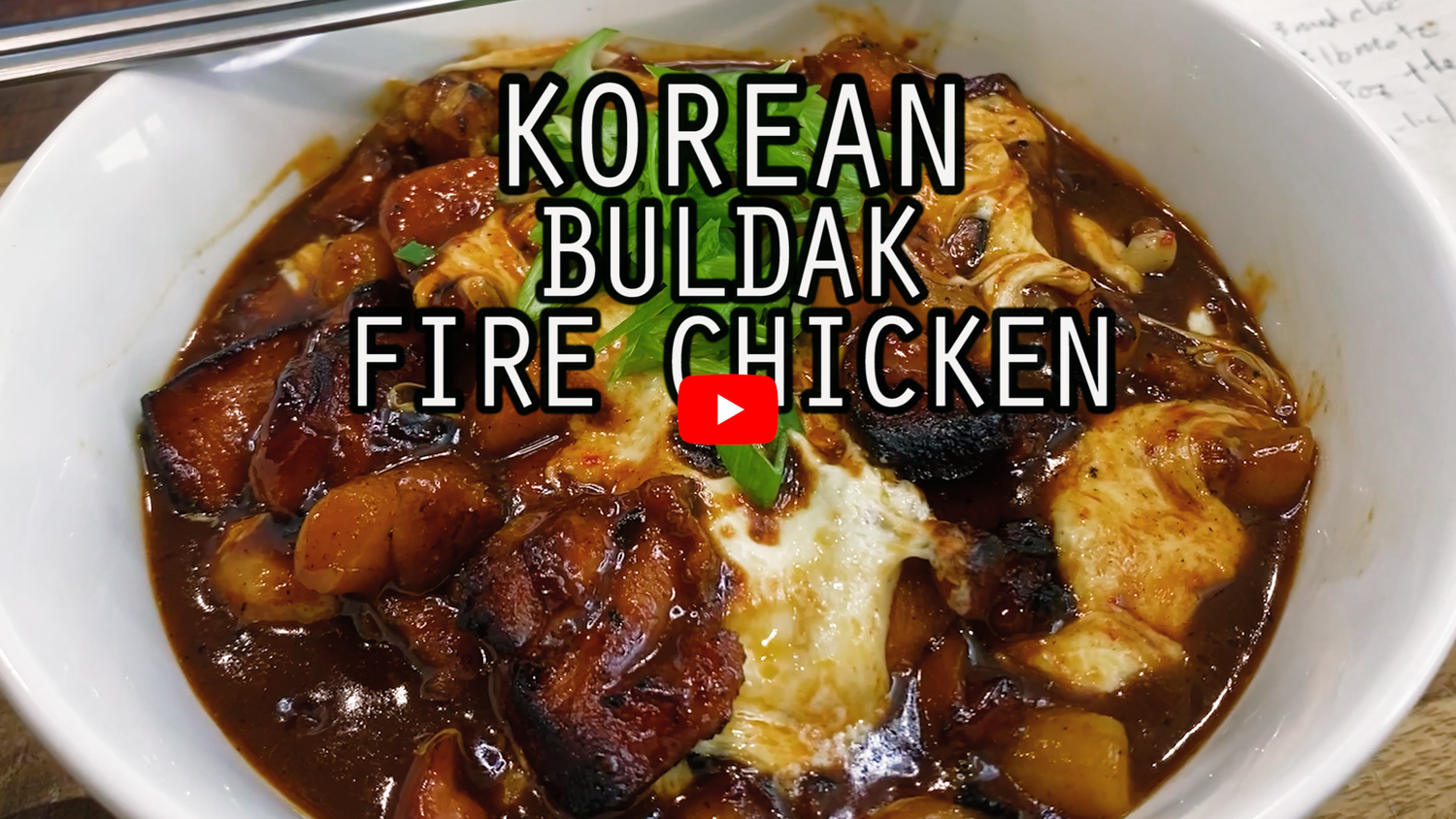 Korean Buldak Fire Chicken — Woo Can Cook