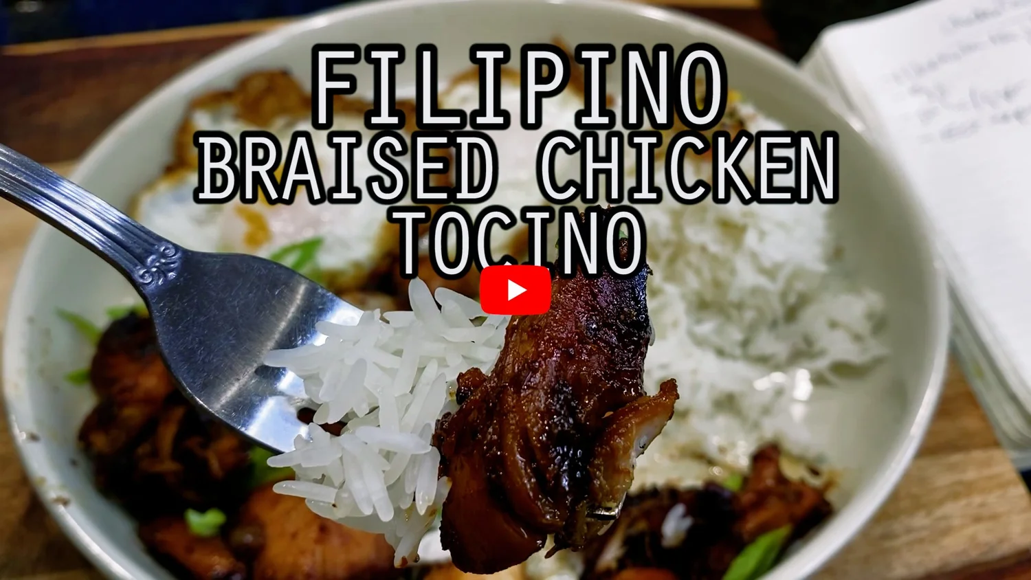 Filipino Braised Chicken Tocino — Woo Can Cook