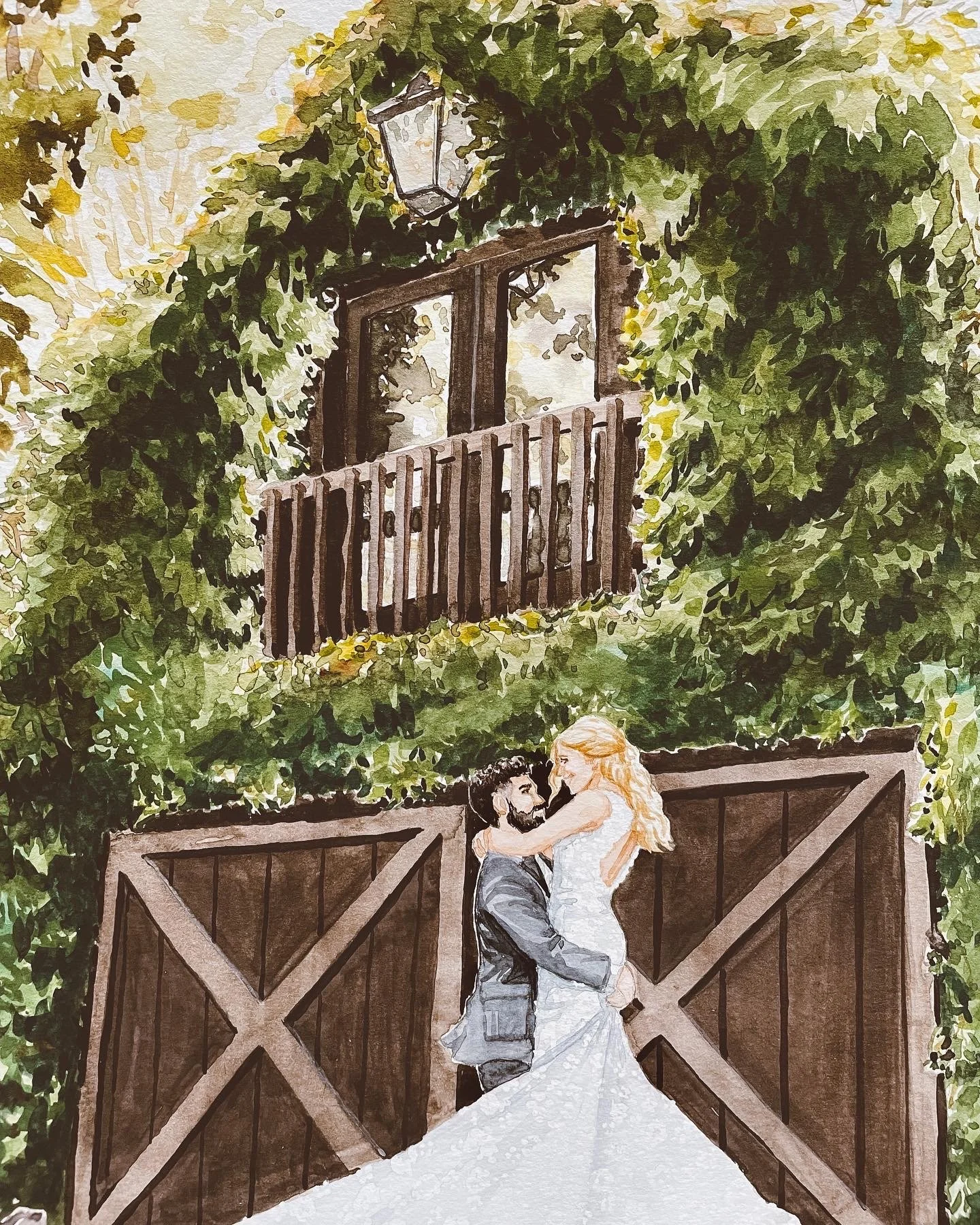 RNDillustrations | Live Wedding Painter, VA — RNDillustrations