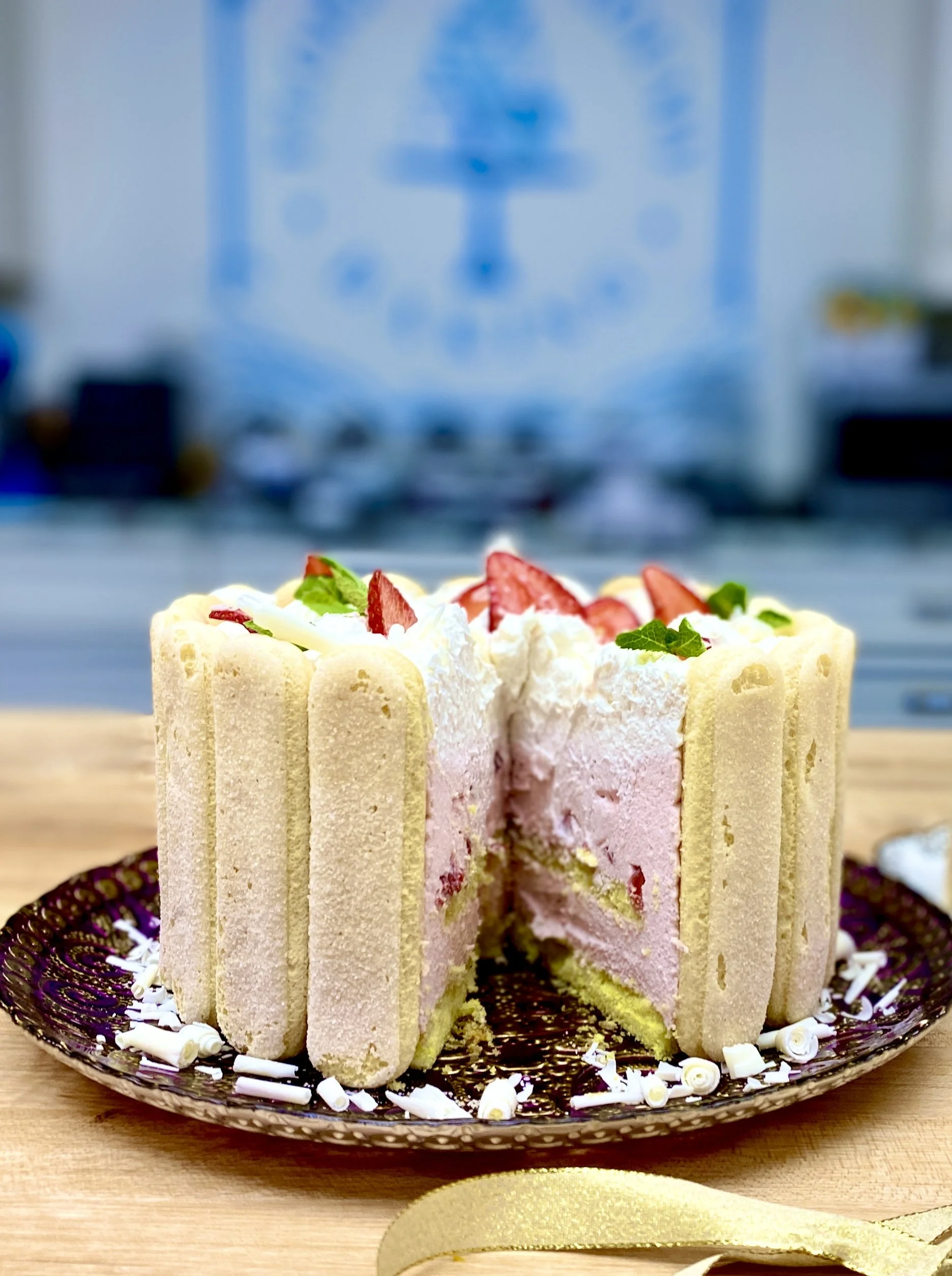 Red Berry Charlotte Russe — Florida Academy of Baking