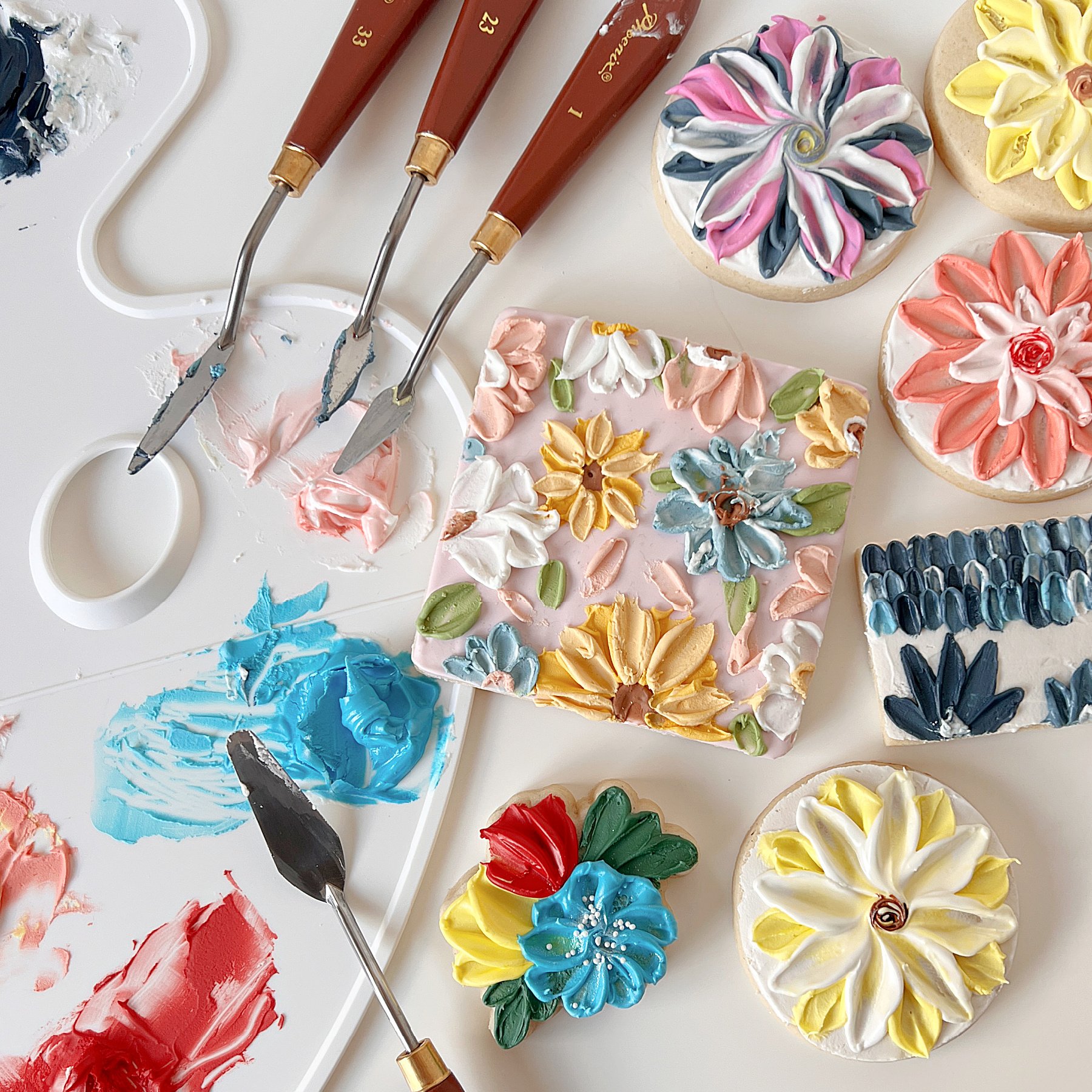 Royal Icing Pallet Knife Basics with Borderlands Bakery — Florida ...