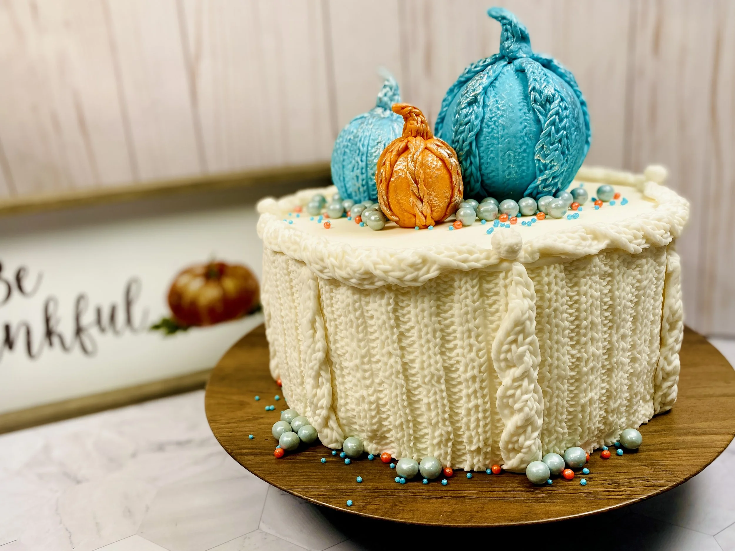 Sweater Weather Pumpkin Cake Class — Florida Academy of Baking