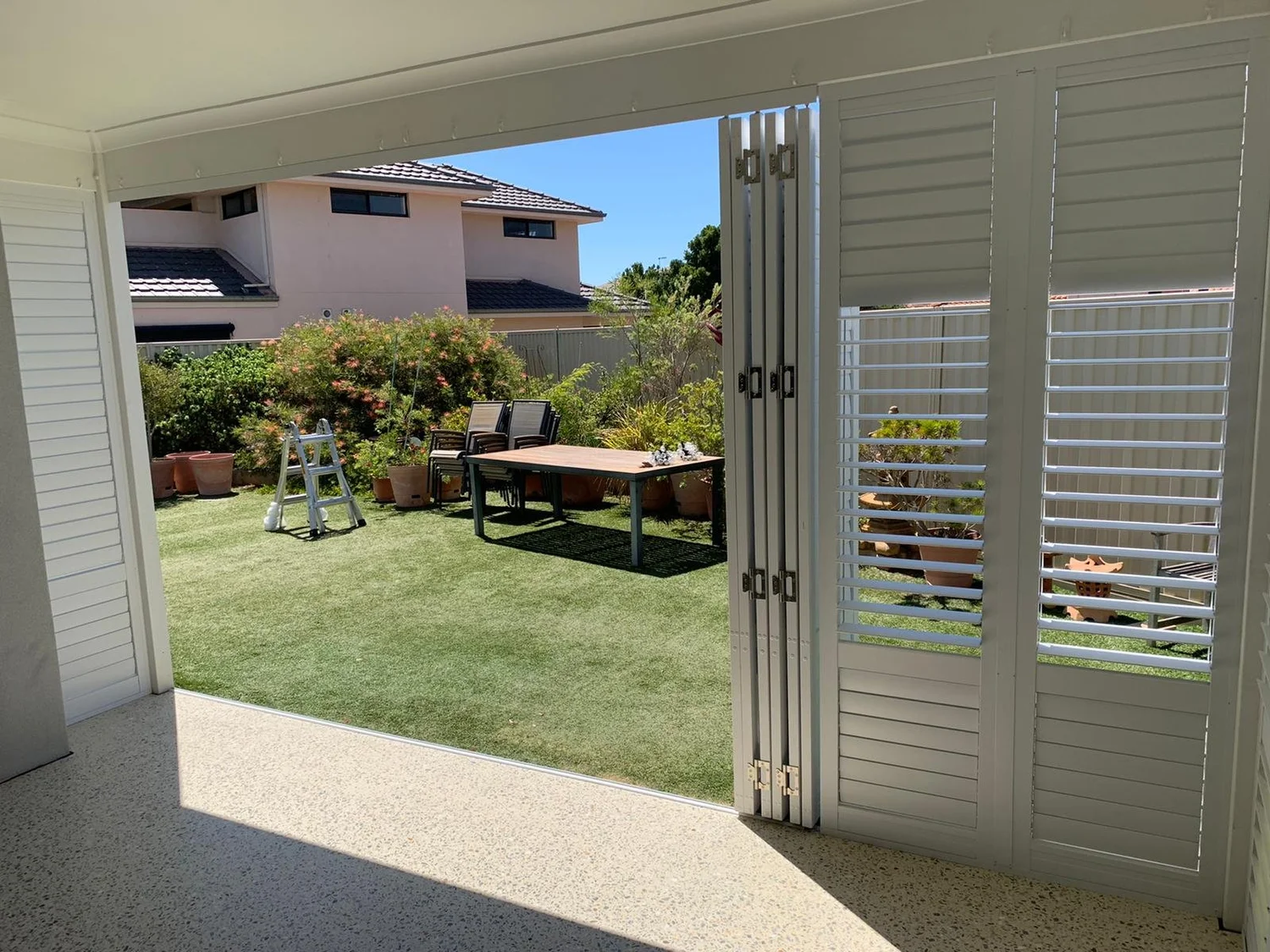 Our external range installations — Perth's Boutique Plantation Shutters
