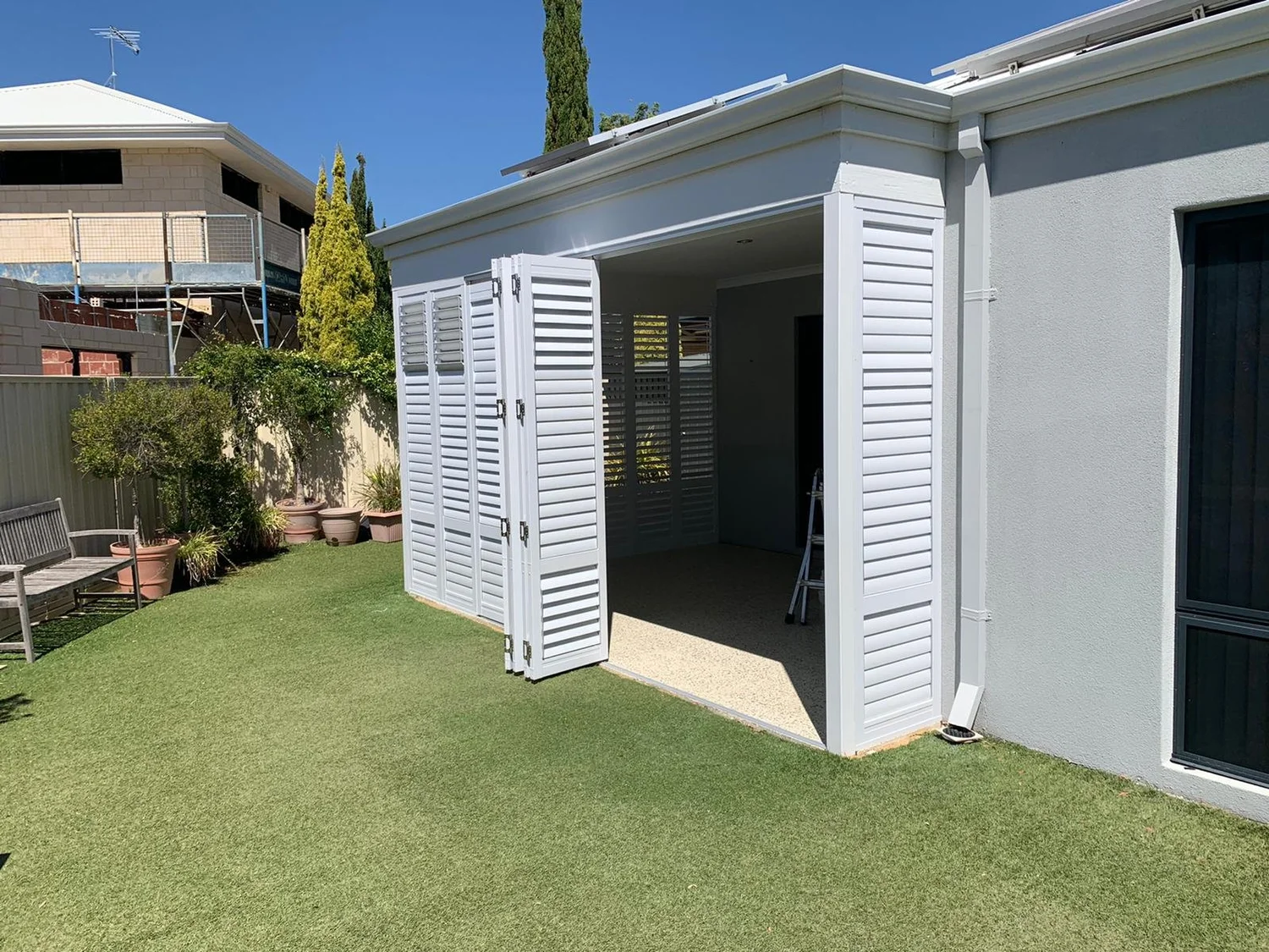 Our external range installations — Perth's Boutique Plantation Shutters