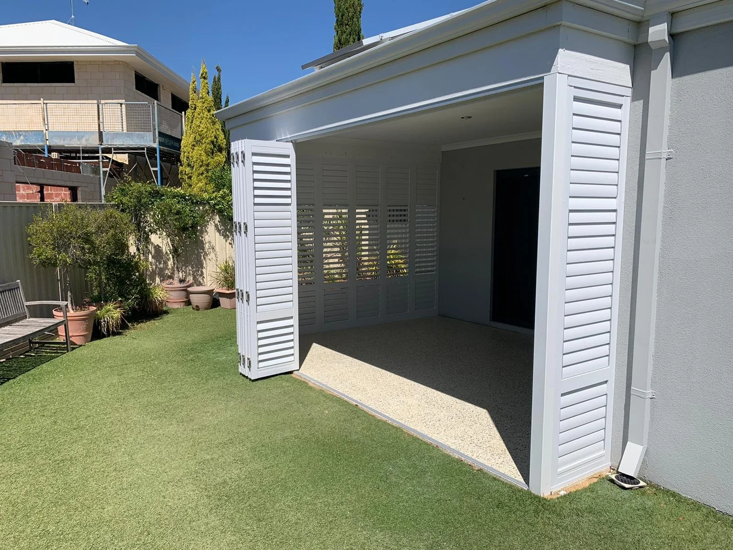 Our external range installations — Perth's Boutique Plantation Shutters