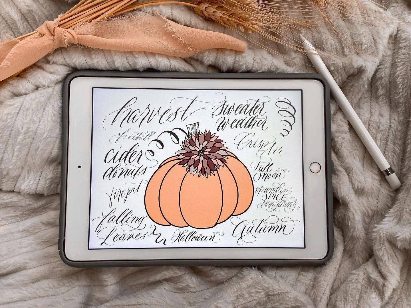 Maiden September Calligraphy