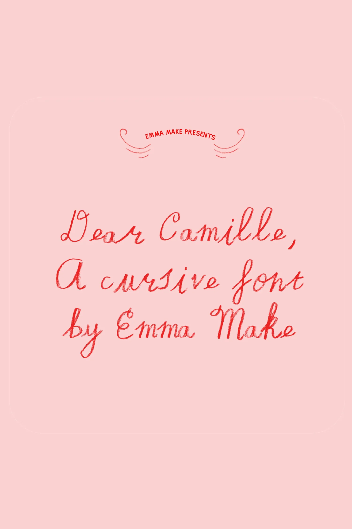 Zine Font — Emma Make