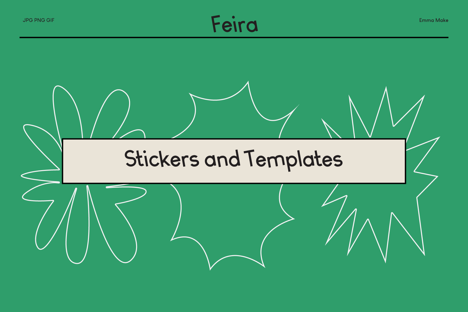 Graphic Design and Sticker Set — Emma Make