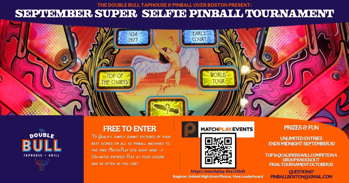 SCHEDULE of EVENTS — Pinball Over Boston