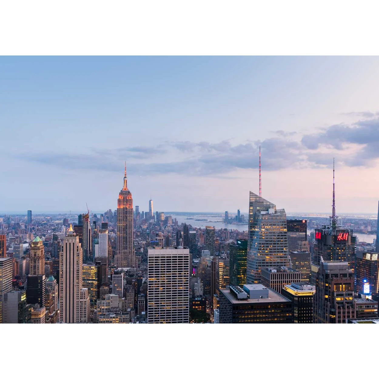 New York City Sunset 2 Zoom Background