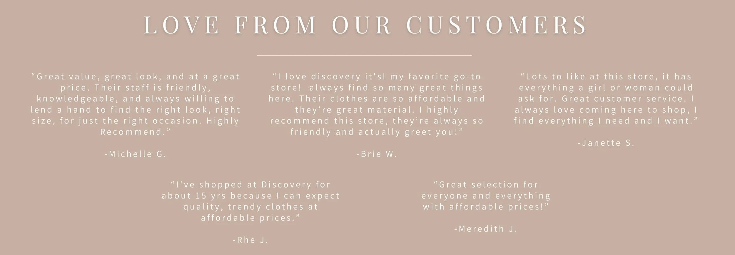 Discovery Clothing - The Latest Trends in Women's Fashion at Prices You ...