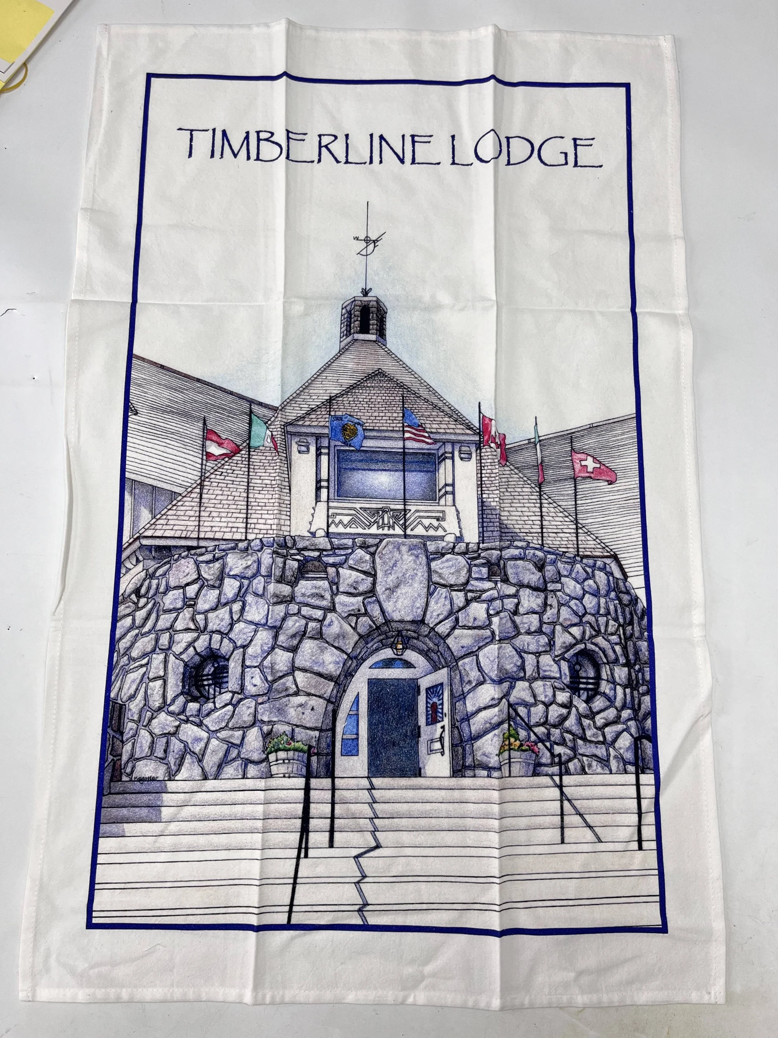 Timberline Lodge: Drawings for coloring or collecting (1st edition ...