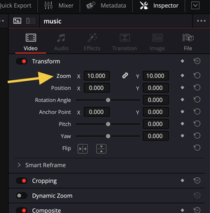 Transform Zoom Resize and Reframe in DaVinci Resolve — Creative Video Tips