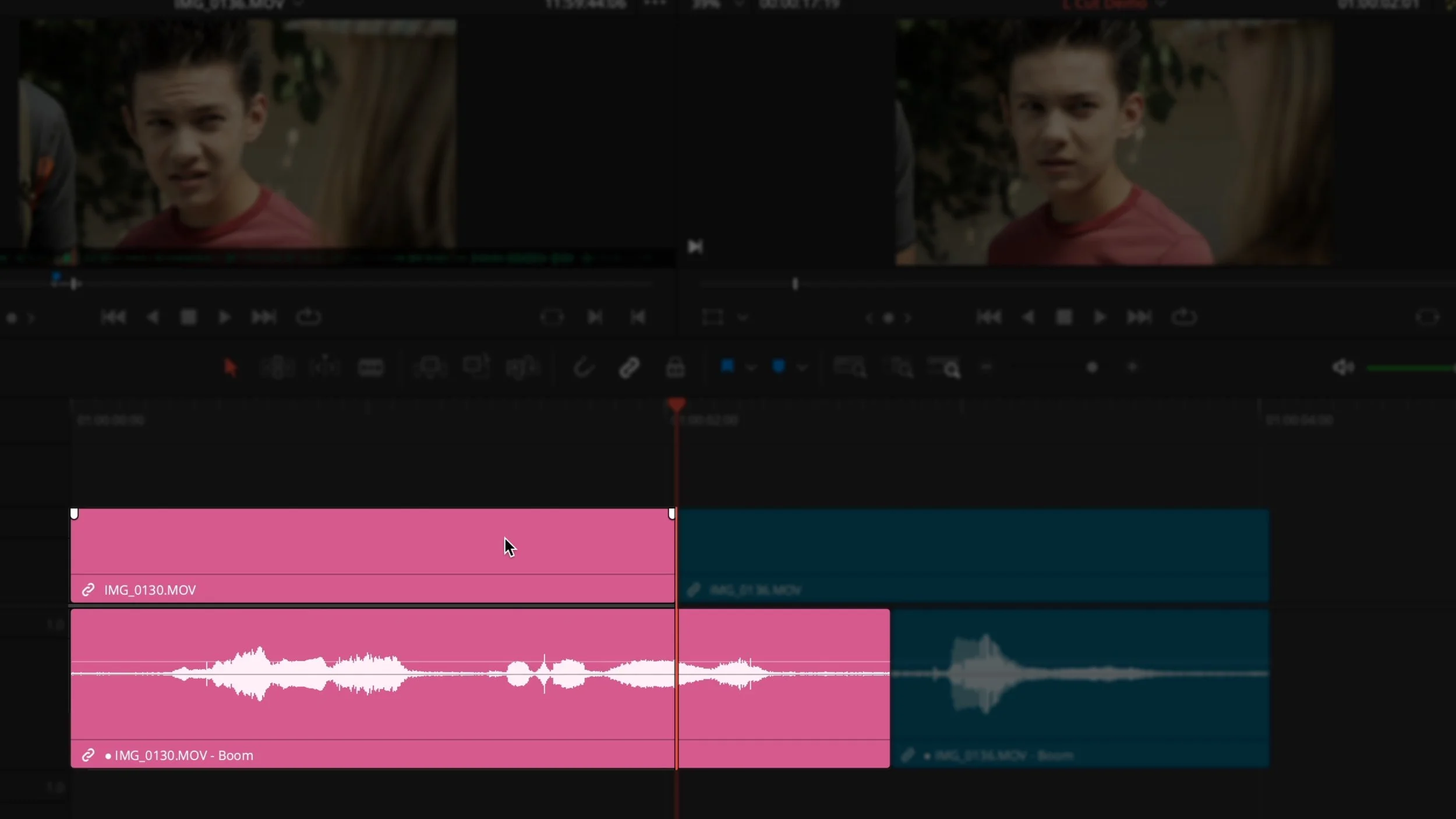Source J & L Cuts (split edit) in DaVinci Resolve — Creative Video Tips