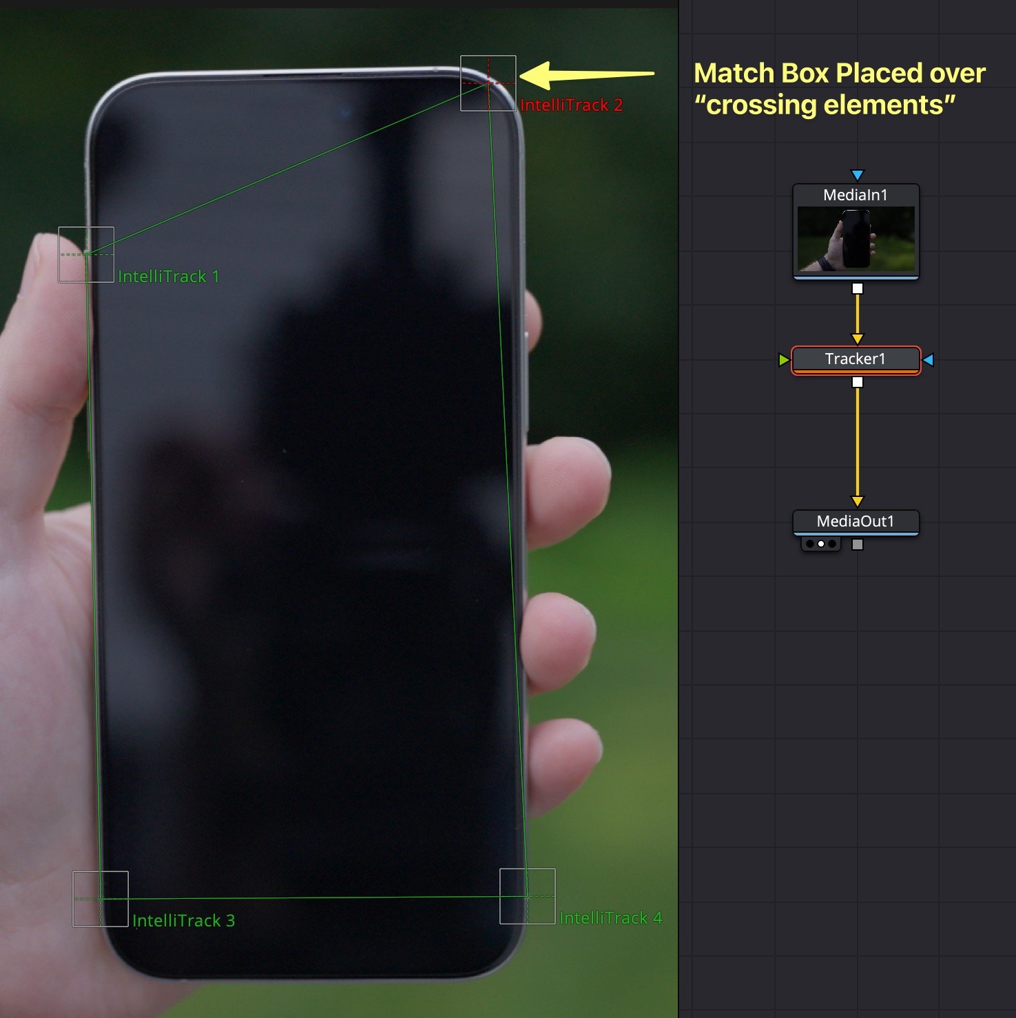 AI IntelliTrack w/ Manual Tracking for Resolve Screen Replacements ...