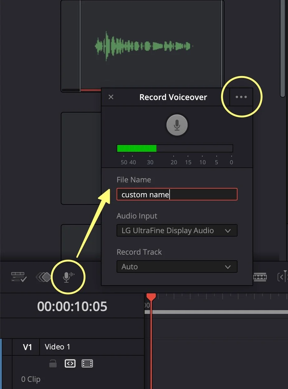 Record Voiceover in DaVinci Resolve 20 — Creative Video Tips