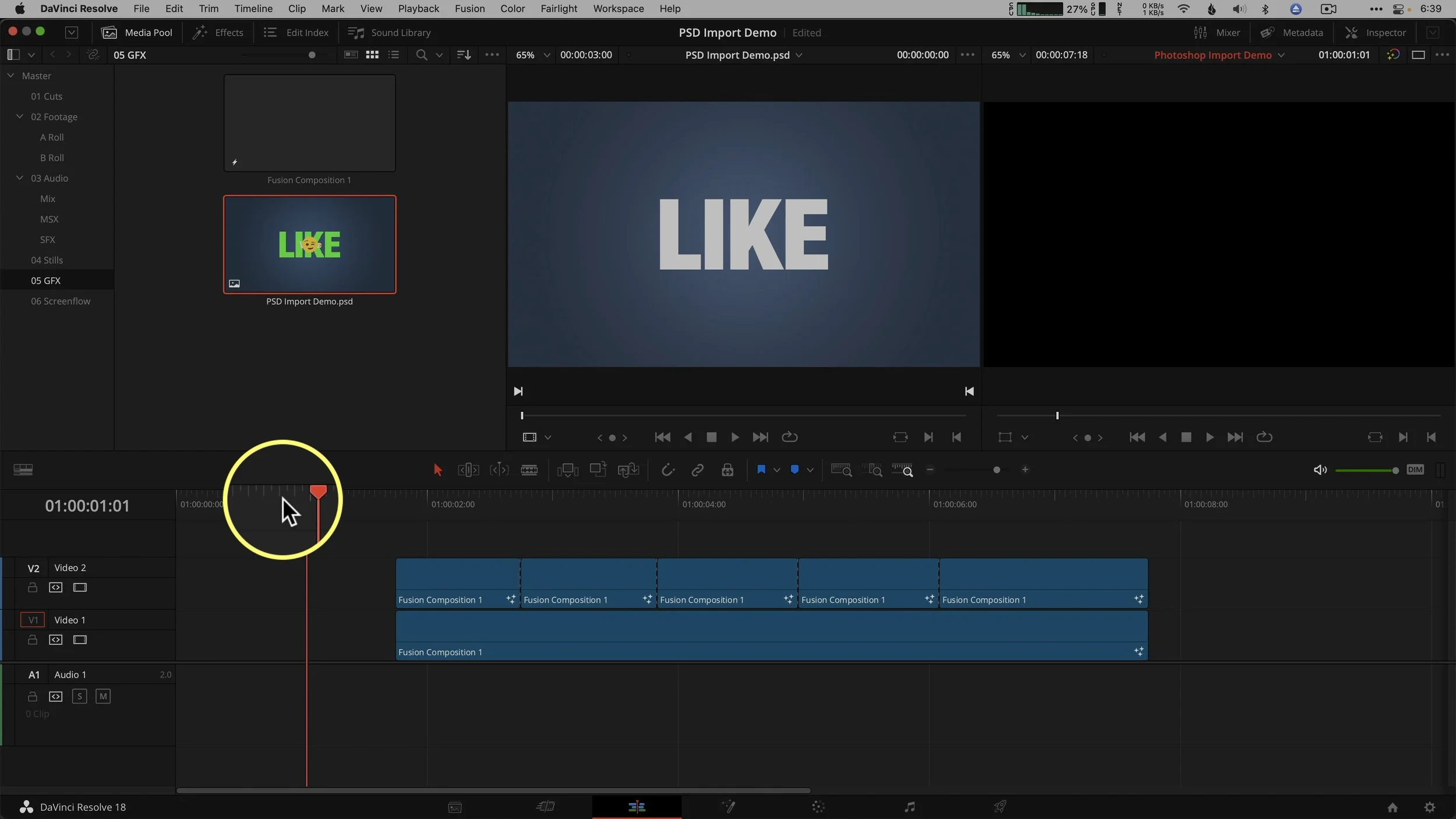 Import & Update Photoshop Layers into DaVinci Resolve — Creative Video Tips