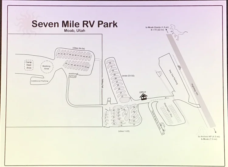 Park Map — Seven Mile RV Park
