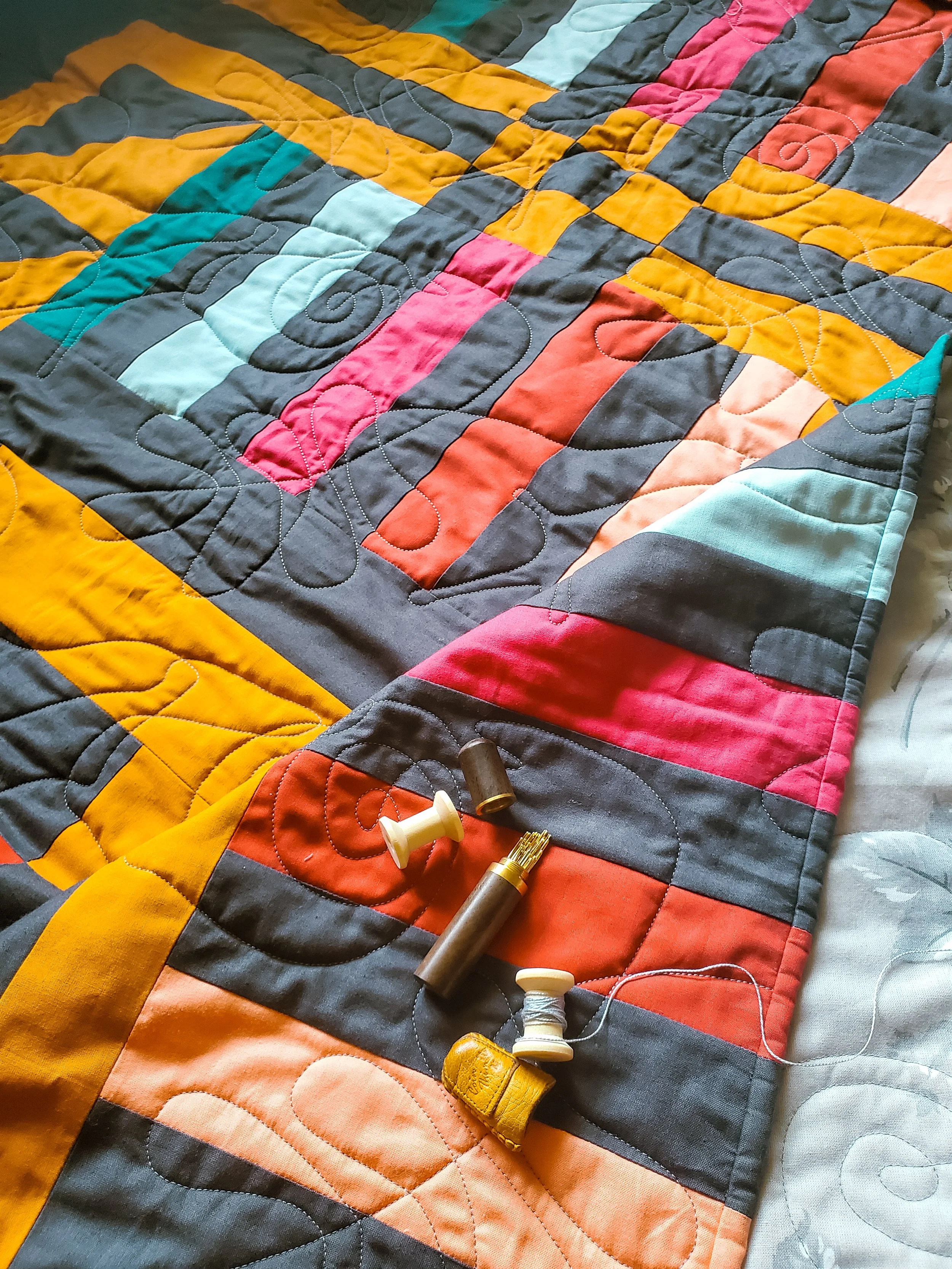 Visionary Quilt - Large Throw 72 x 72 inches — Thai Charm LLC