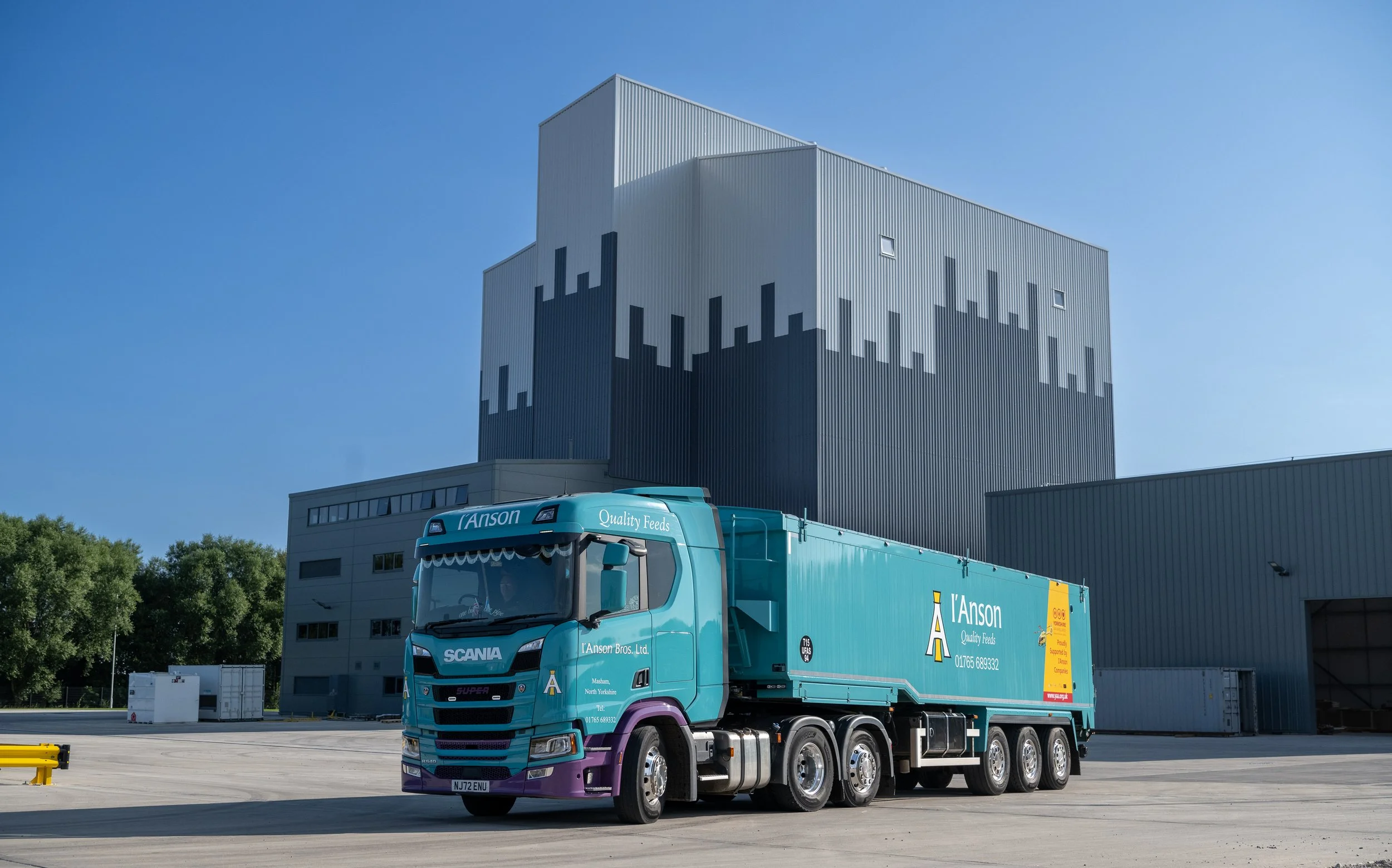 Construction completed at new hi-tech mill — I'Anson Farm Feeds Yorkshire