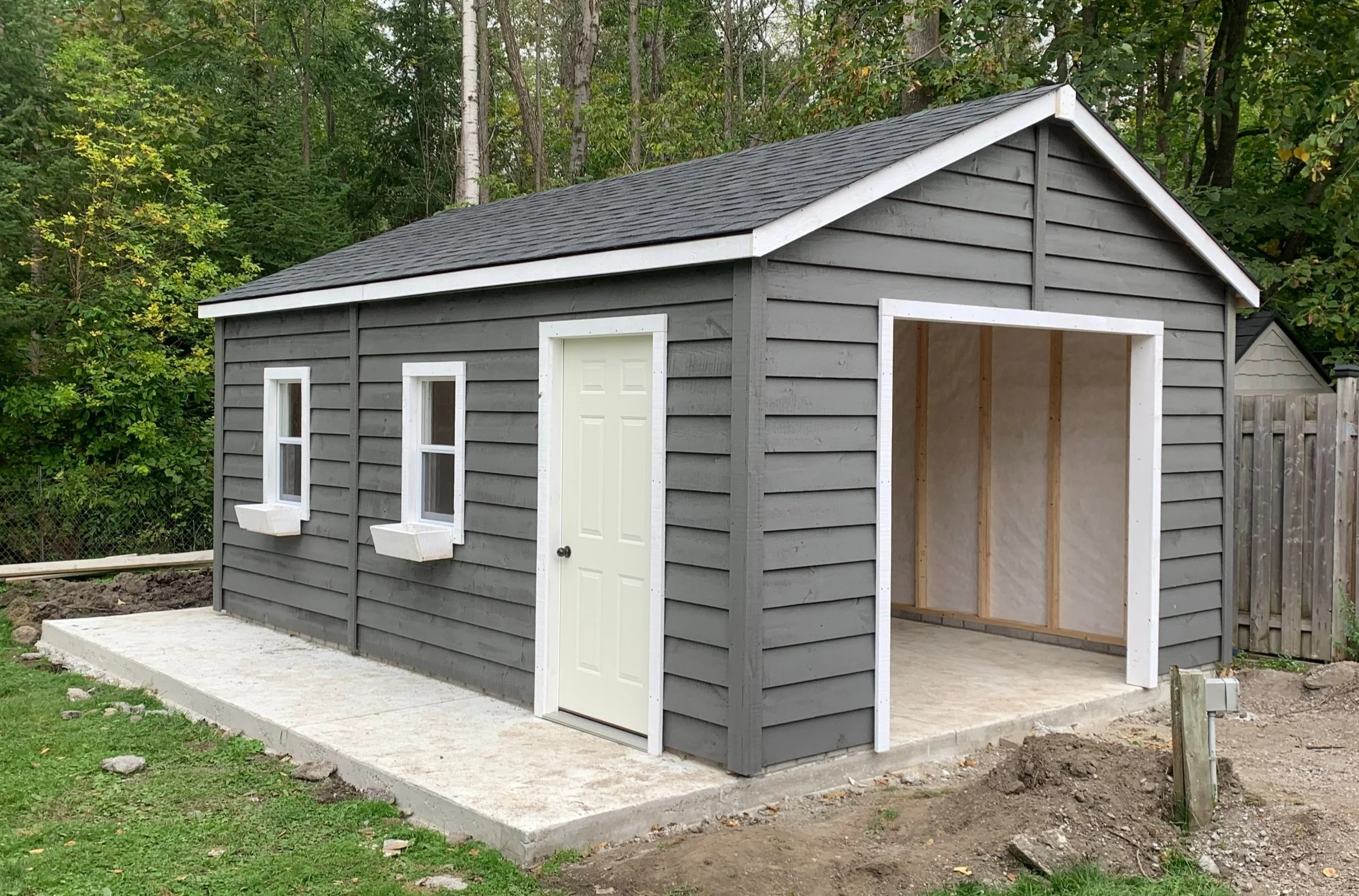 14x20 Garage (2) | Explore Your Space — Northsheds