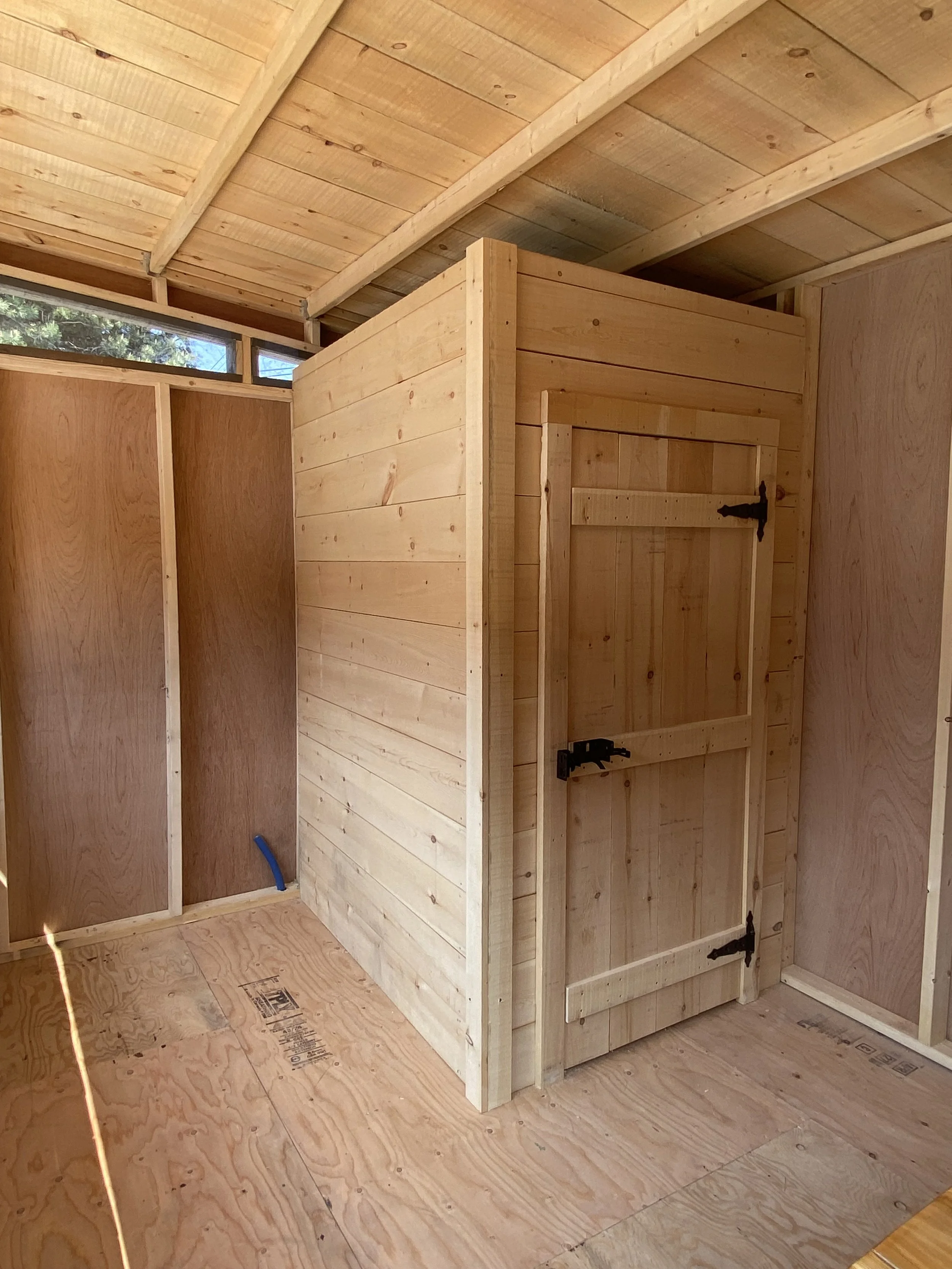 10x12 Modern Lean-To Pool Cabana — Northsheds