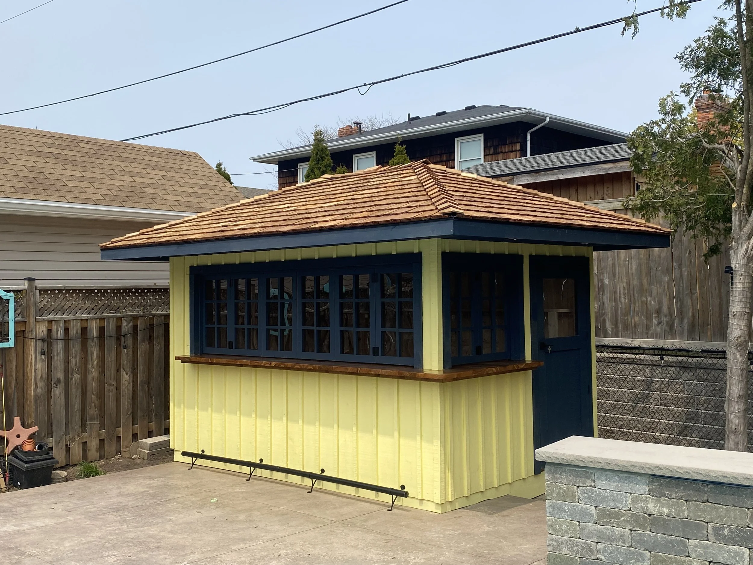 8x12 Pool Cabana — Northsheds