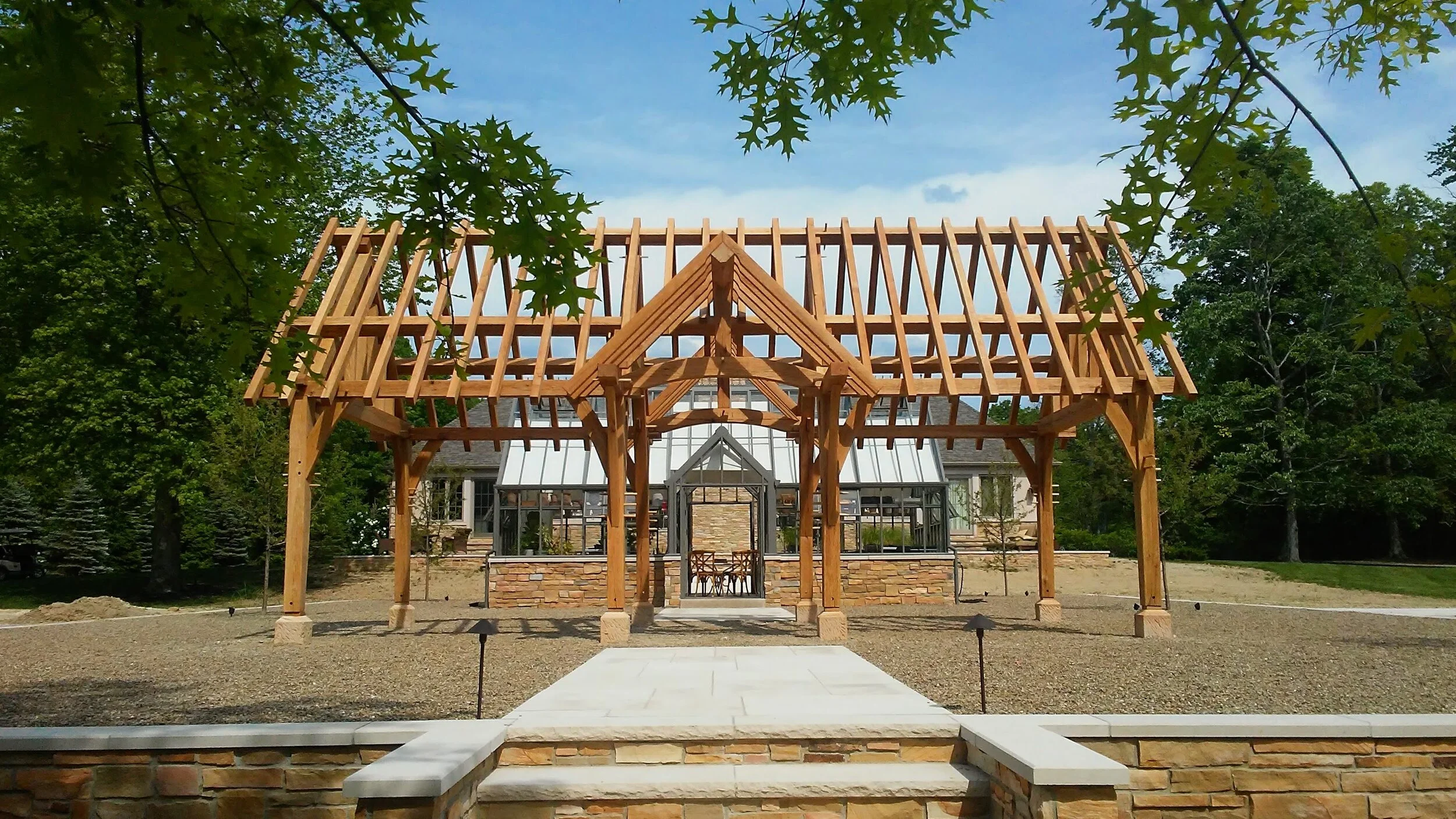 Pergola in Gates Mills — Hoar Construction Company