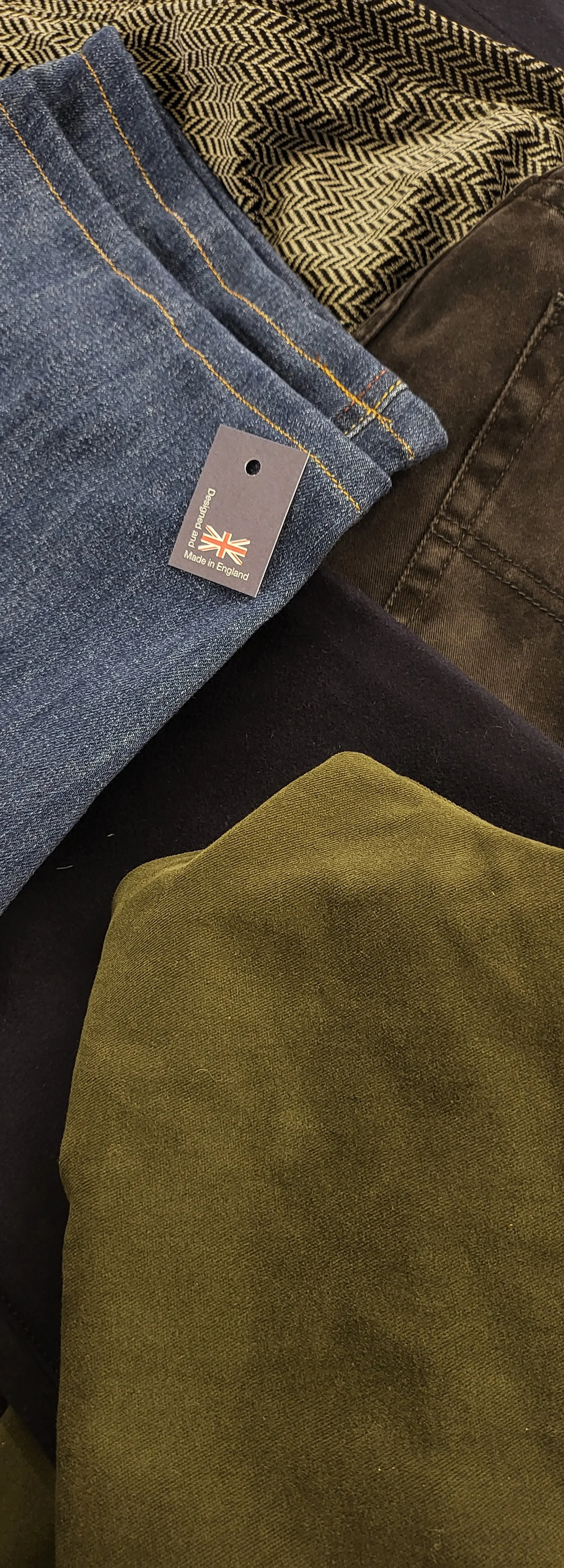 Great British Selvedge Raw Unwashed Denim Jeans- Designed & Made in ...
