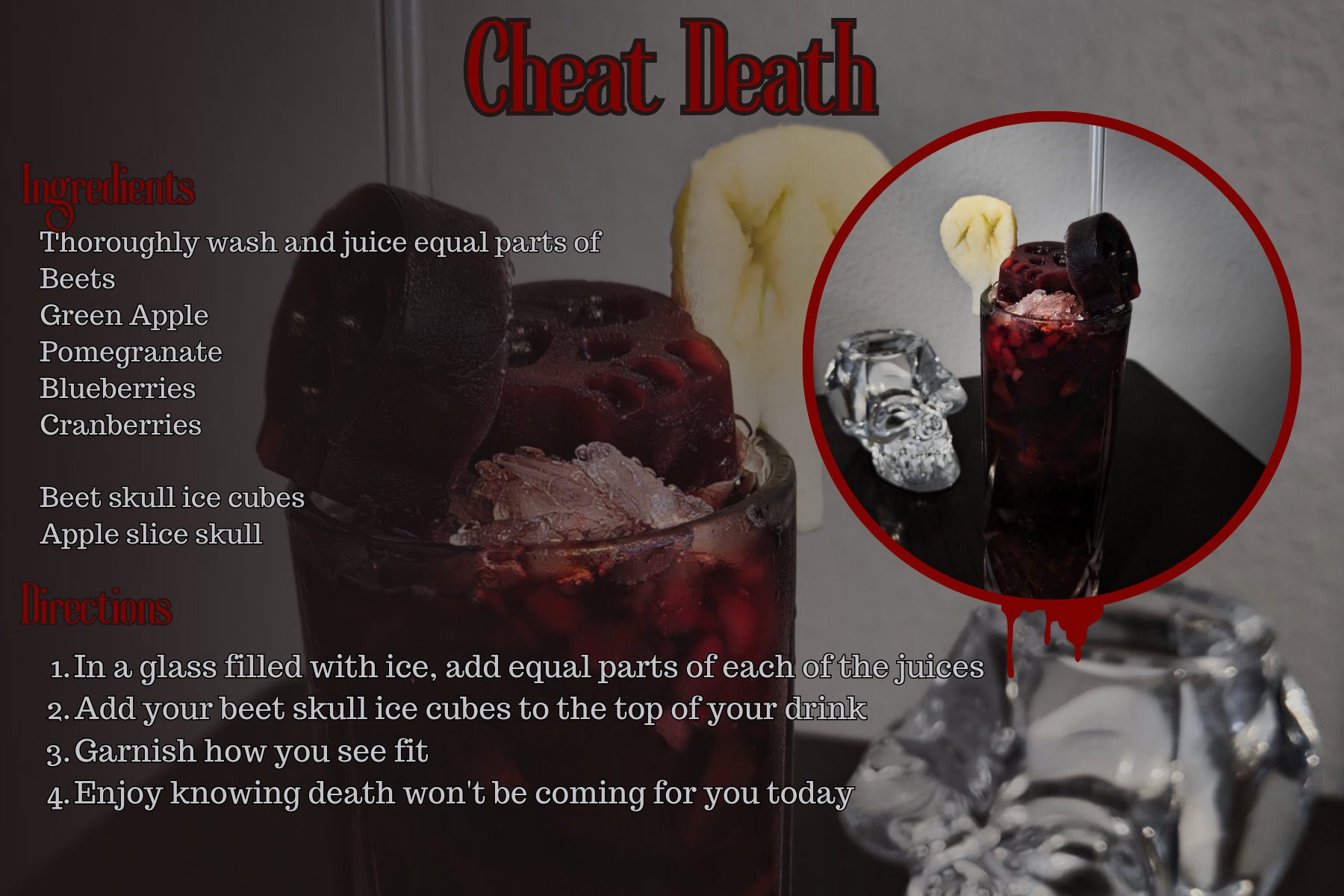 Horror Movie Themed Cocktails | Final Destination Inspired - Cheat ...