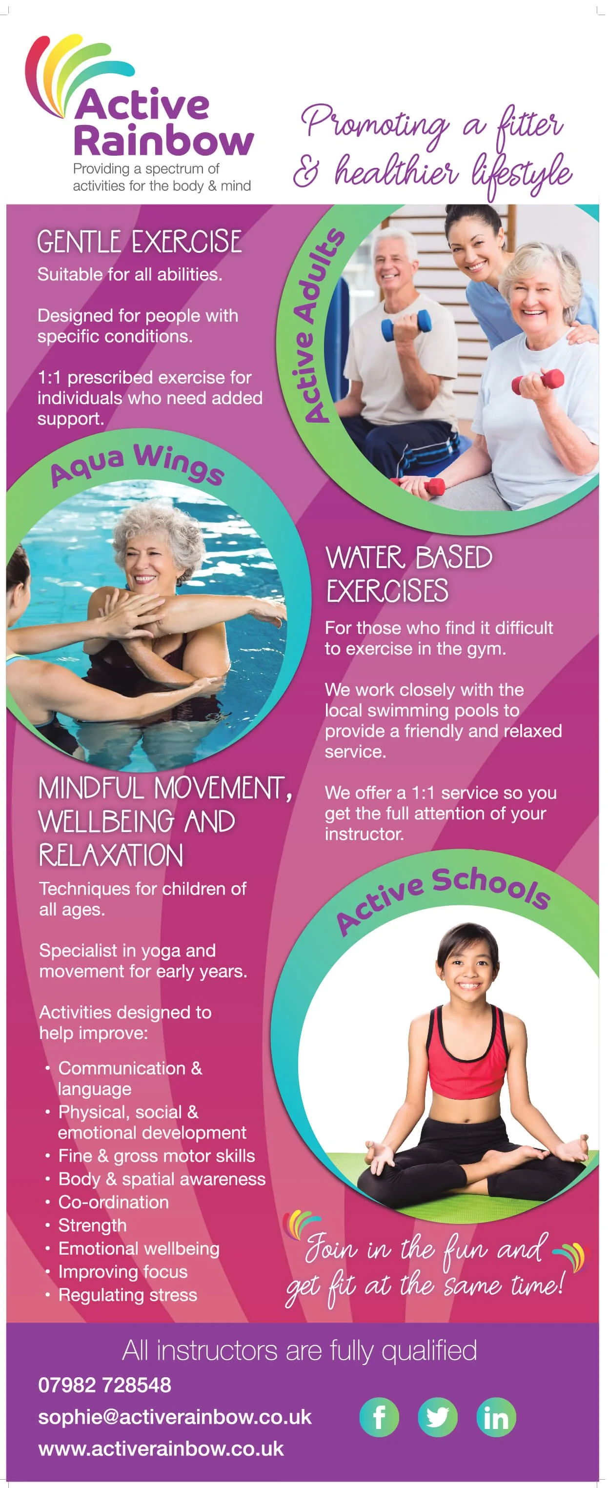 Graphic design for Active Rainbow