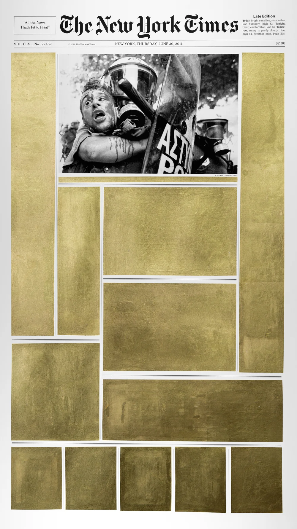 Golden Newspapers series — Panos Tsagaris "Panos Tsagaris"