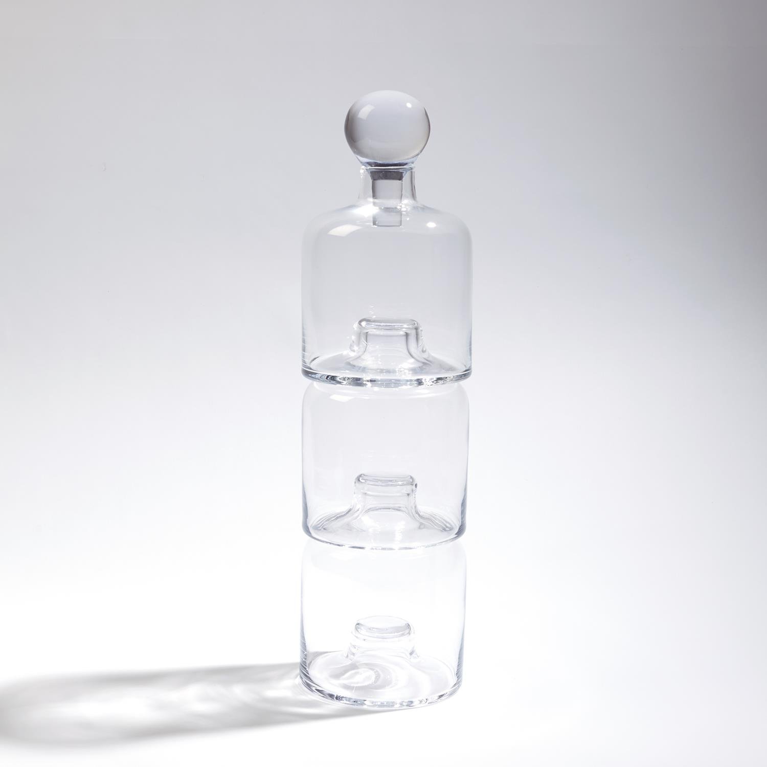 Grande Footed Glass Bowl | Food-Safe Decorative Bowl for Serving ...